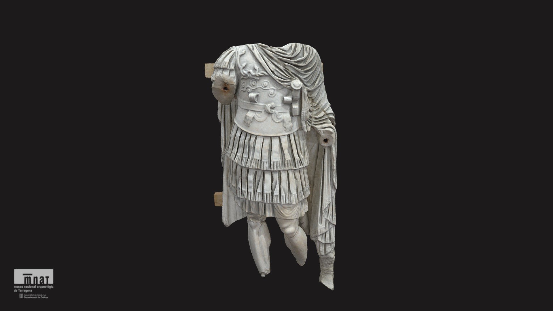 Estàtua cuirassada - MNAT 7583 - Download Free 3D model by Museu ...