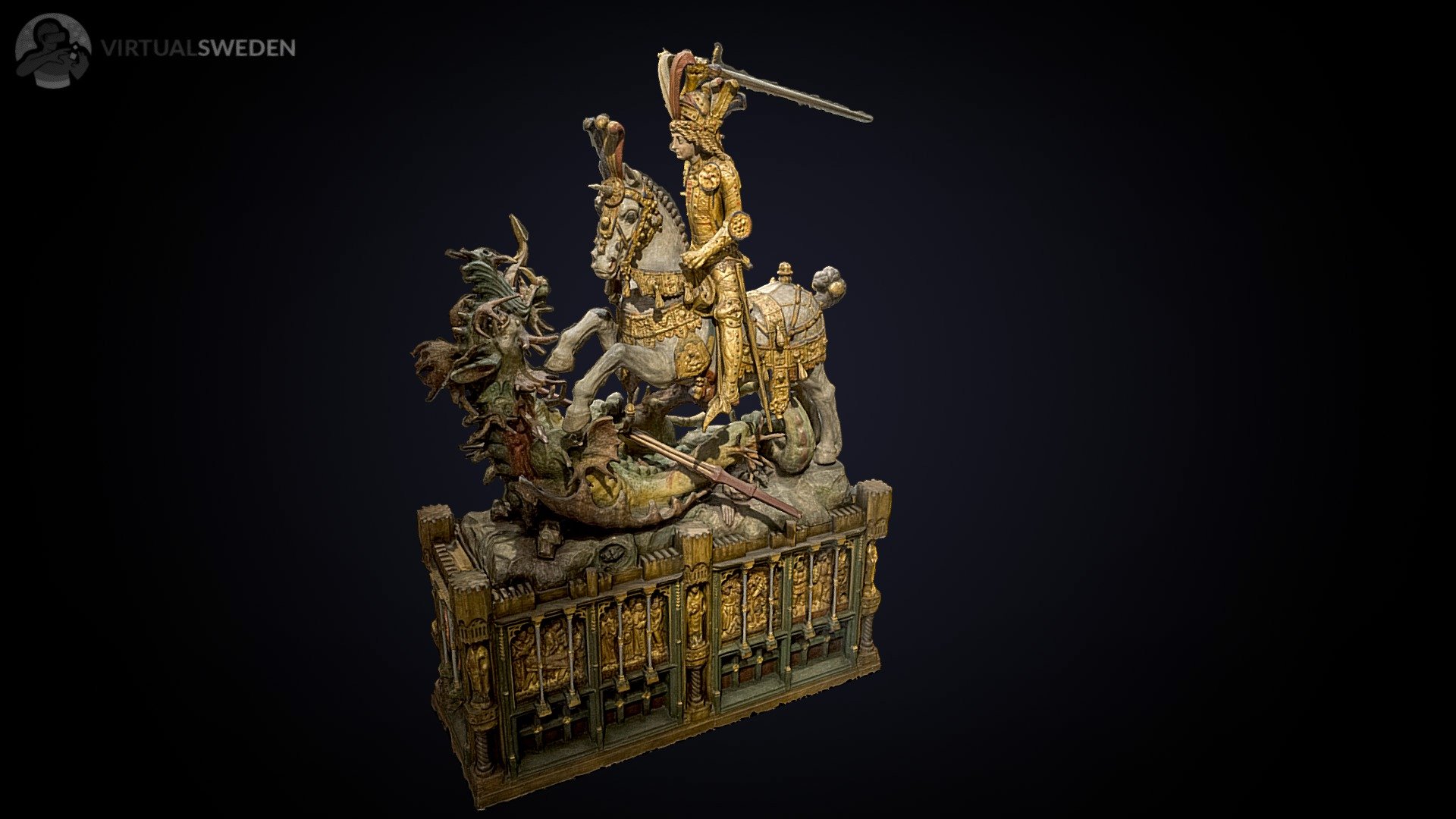 Saint George and the Dragon - 3D model by Virtualsweden [4ca33ef ...