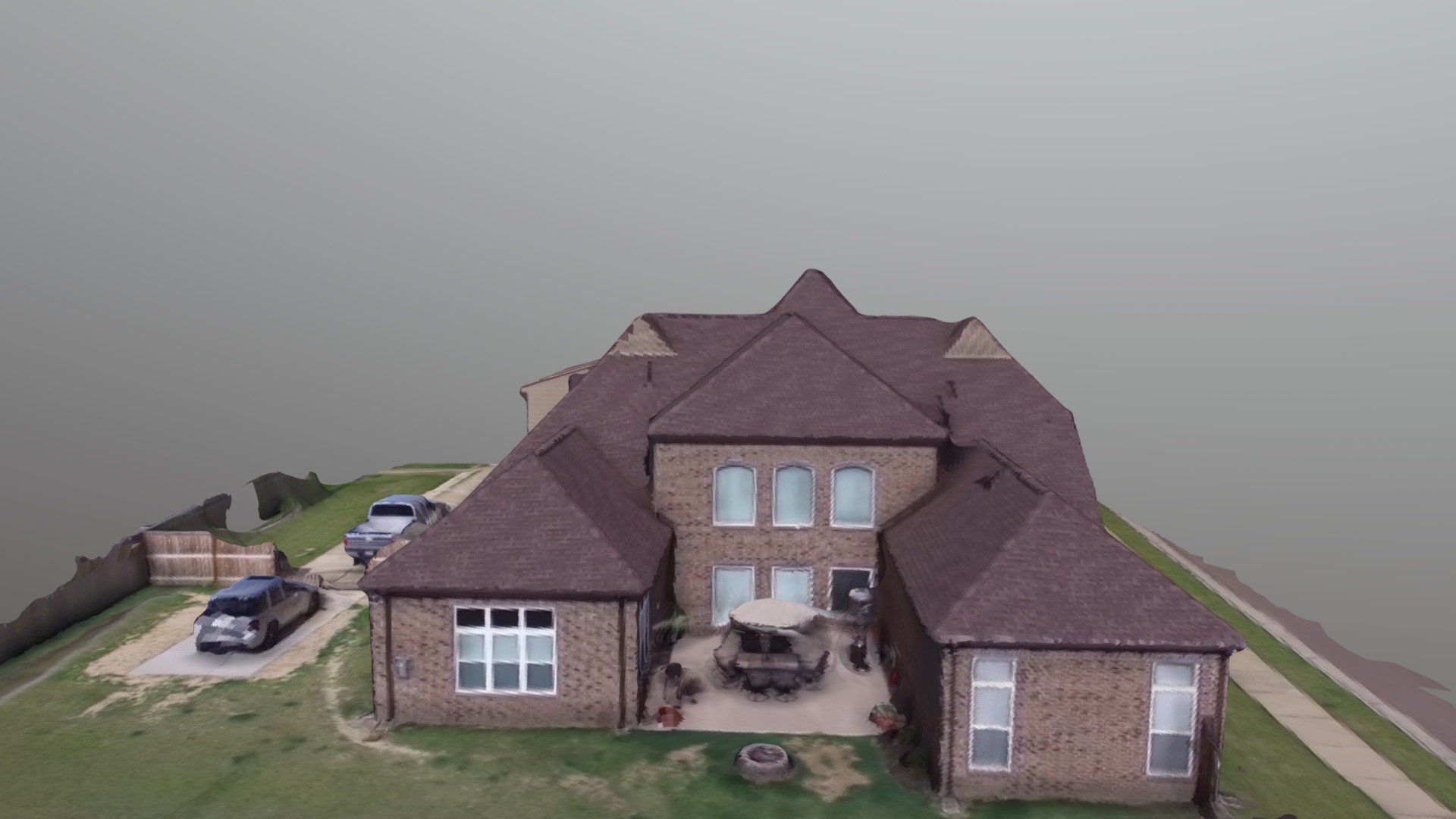 House Scan with Drone - 3D model by ethanmf99 [4ca4c2c] - Sketchfab