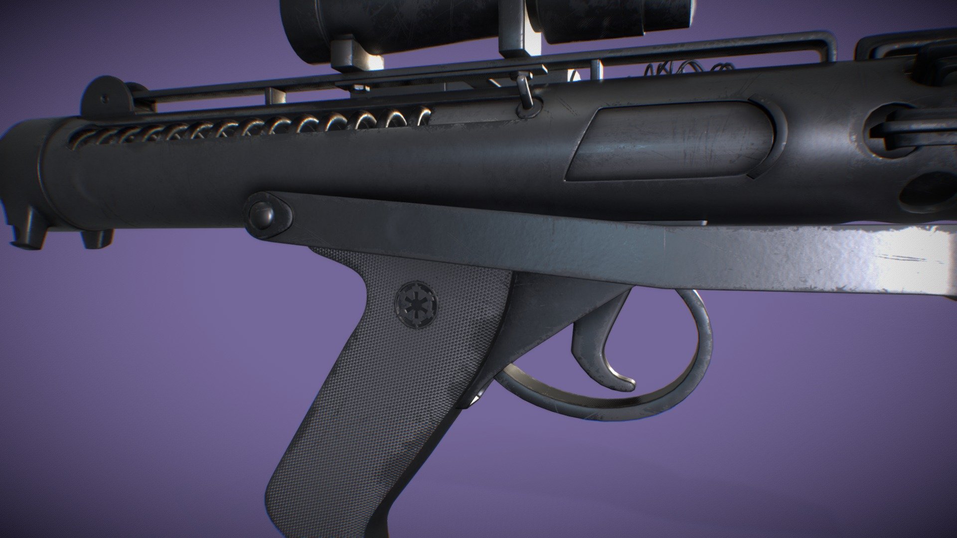 Stormtrooper E-11 Blaster - 3D model by Joqui (@joseorozco84) [4ca6252 ...