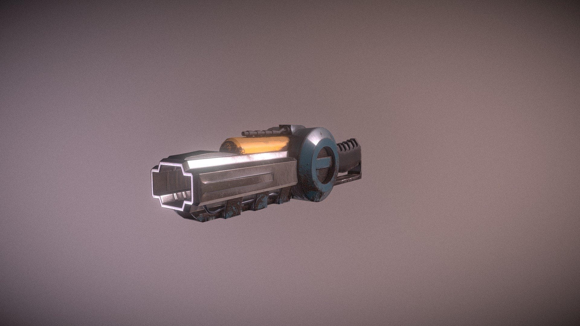 Sci-fi Gun - Download Free 3D model by yemrealtanay [4ca6cce] - Sketchfab