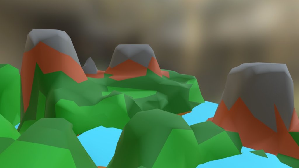 Low Poly Scene - 3D model by lianhaggis [4ca708a] - Sketchfab