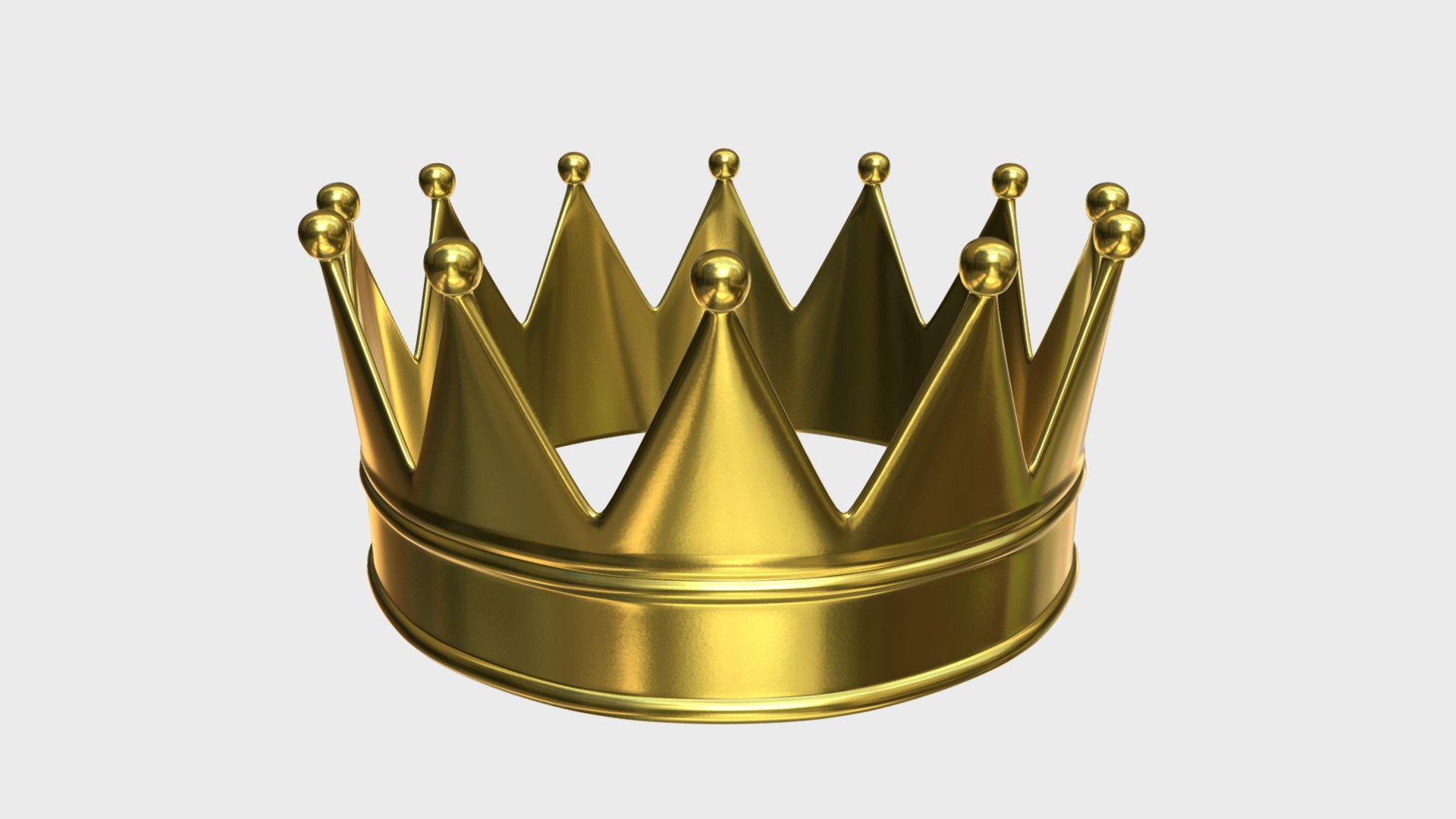 Gold crown 9 - Buy Royalty Free 3D model by FrancescoMilanese [4ca7eb1 ...