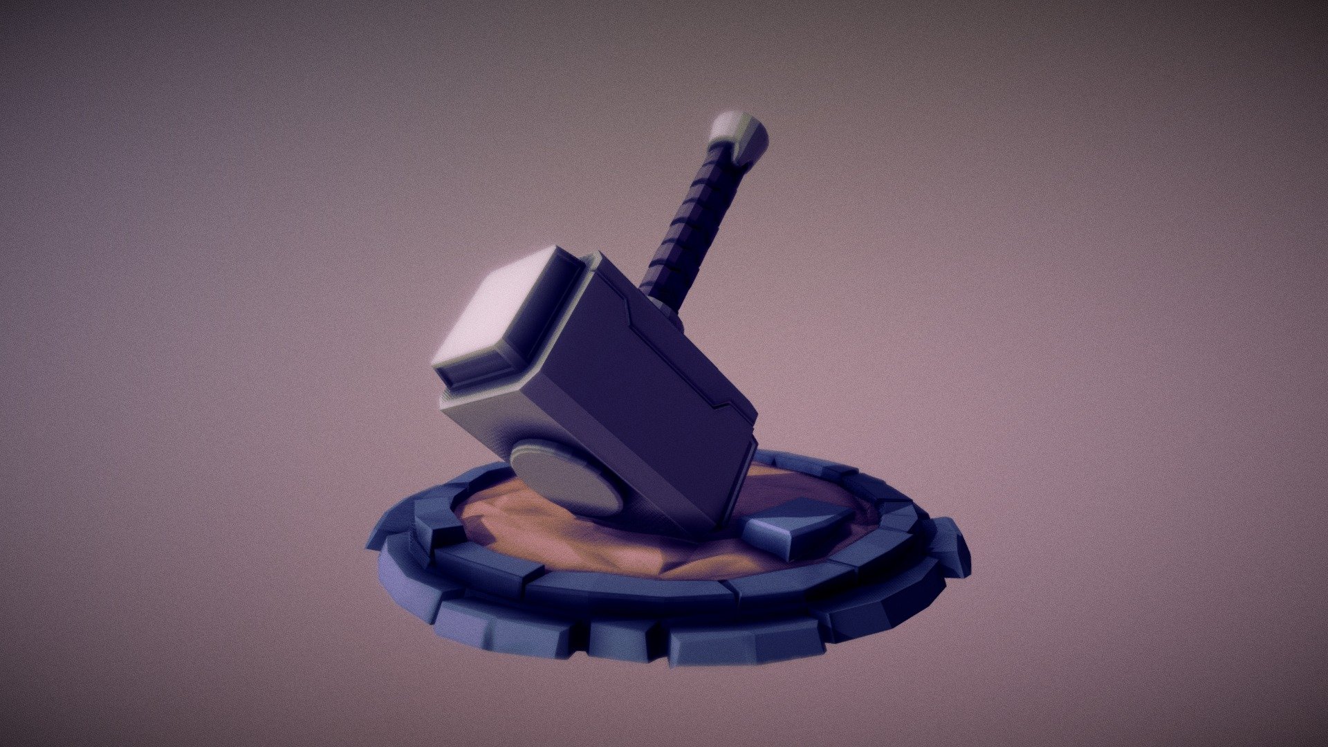 Mjolnir Speed Modelling - 3D model by carlestenorio [4ca866a] - Sketchfab