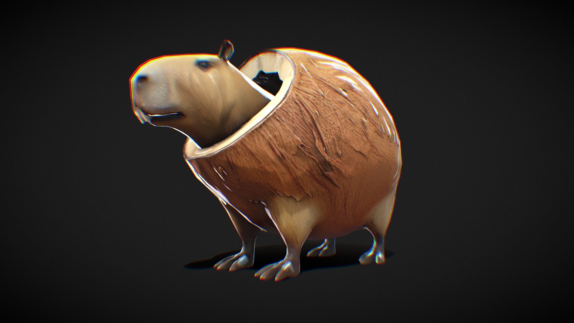 Capibarello Cocosini 3D model for Free download - Download Free 3D ...