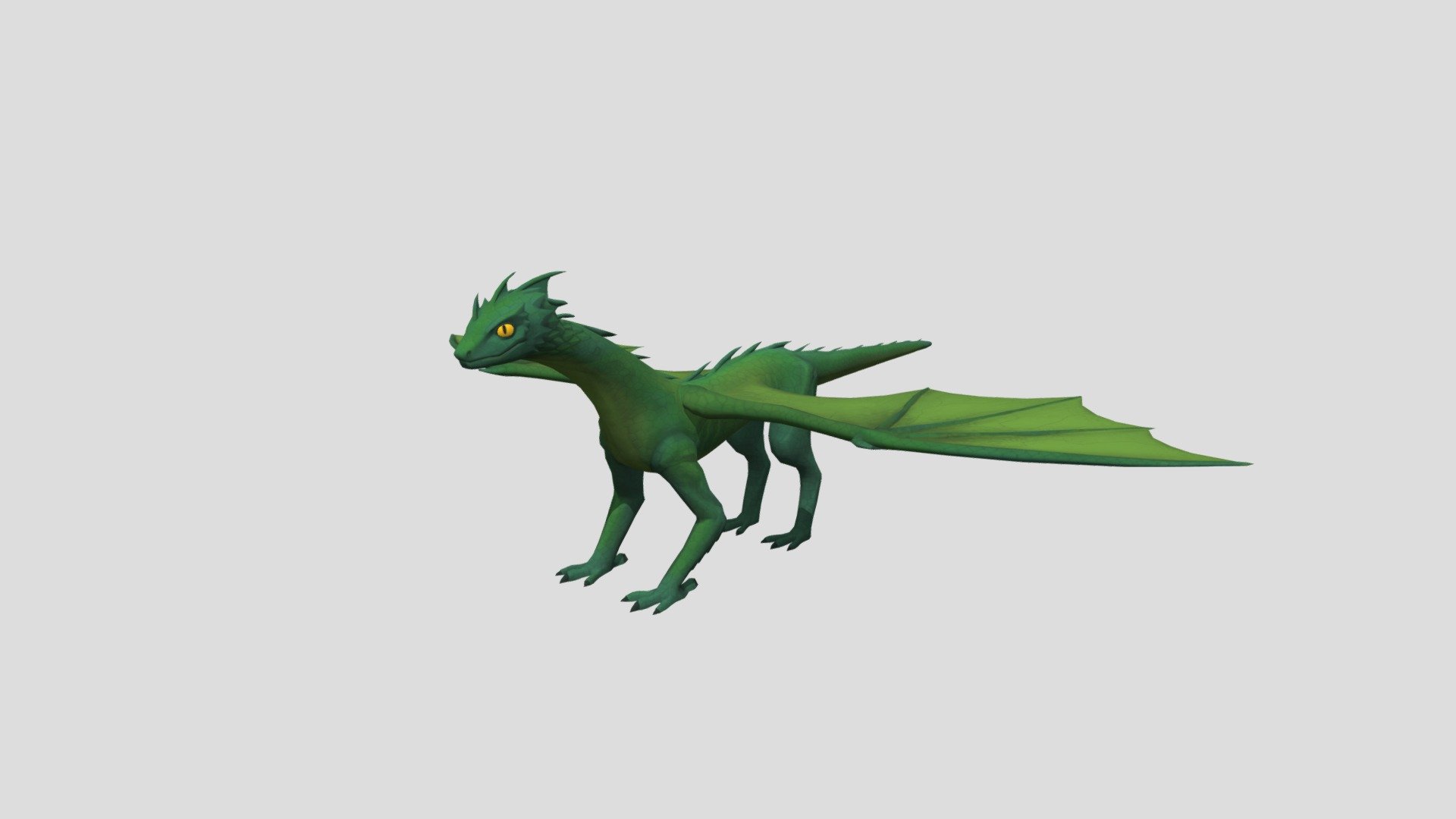 Welsh Green Dragon - Download Free 3D model by LunaEagle [4ca98ee ...