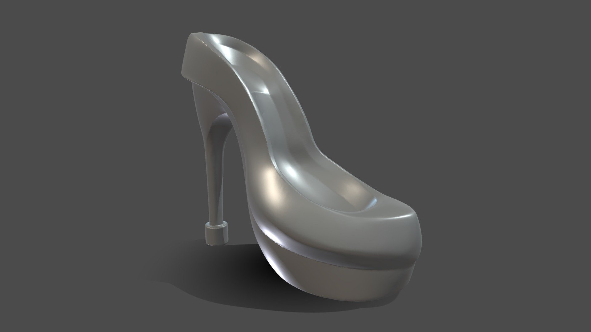 High heel shoe to 3dprint - Download Free 3D model by delgadoroca ...