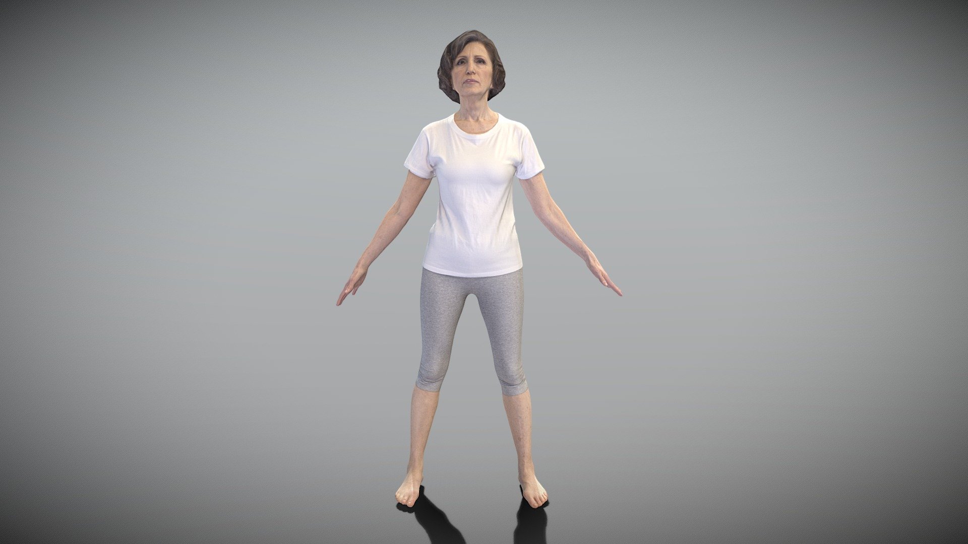 Woman in sportswear ready for rigging 374 - Buy Royalty Free 3D model ...