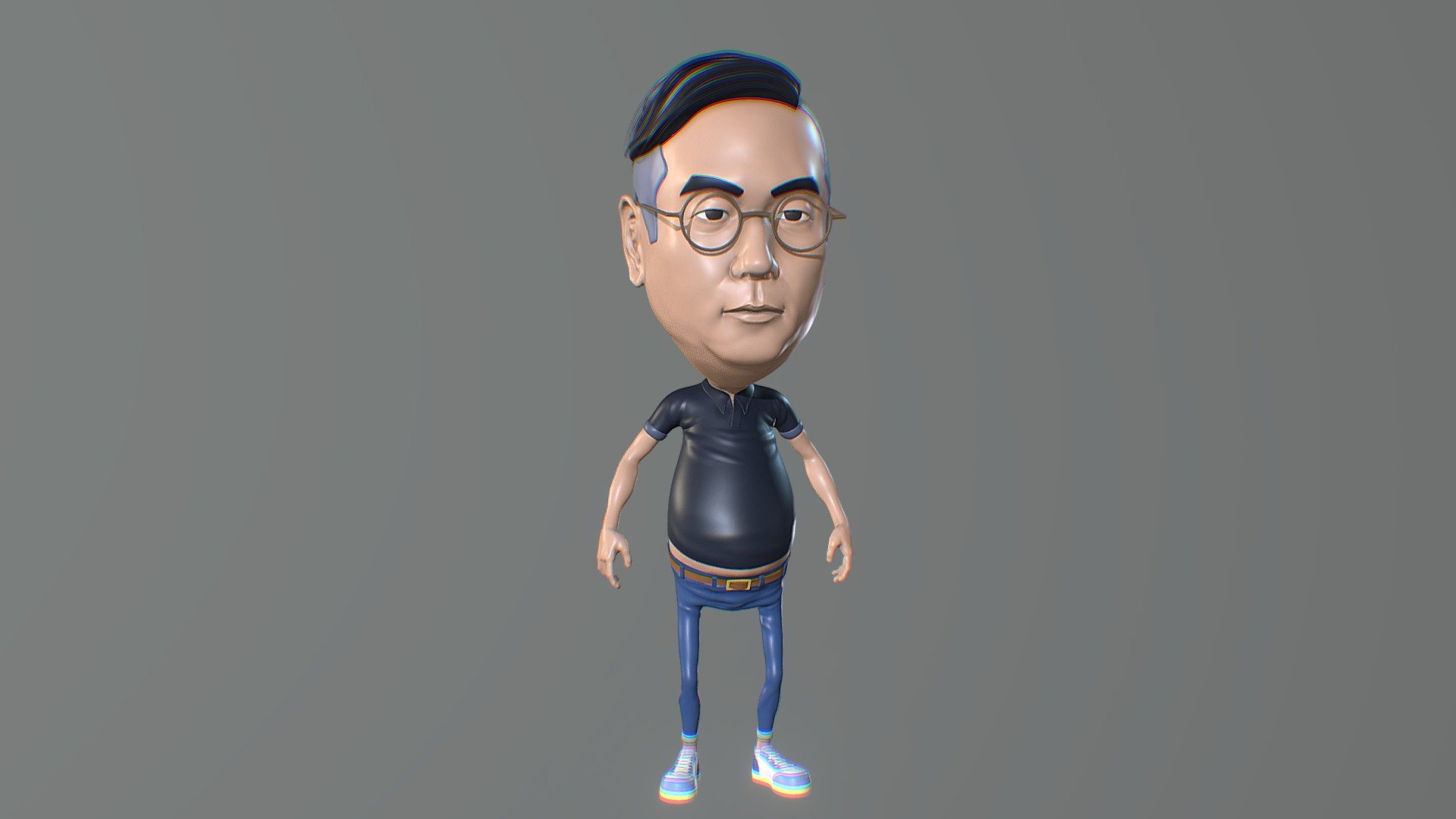 self-portrait bubble head 2018 - 3D model by Sean Yu DJCAD (@syu_djcad ...