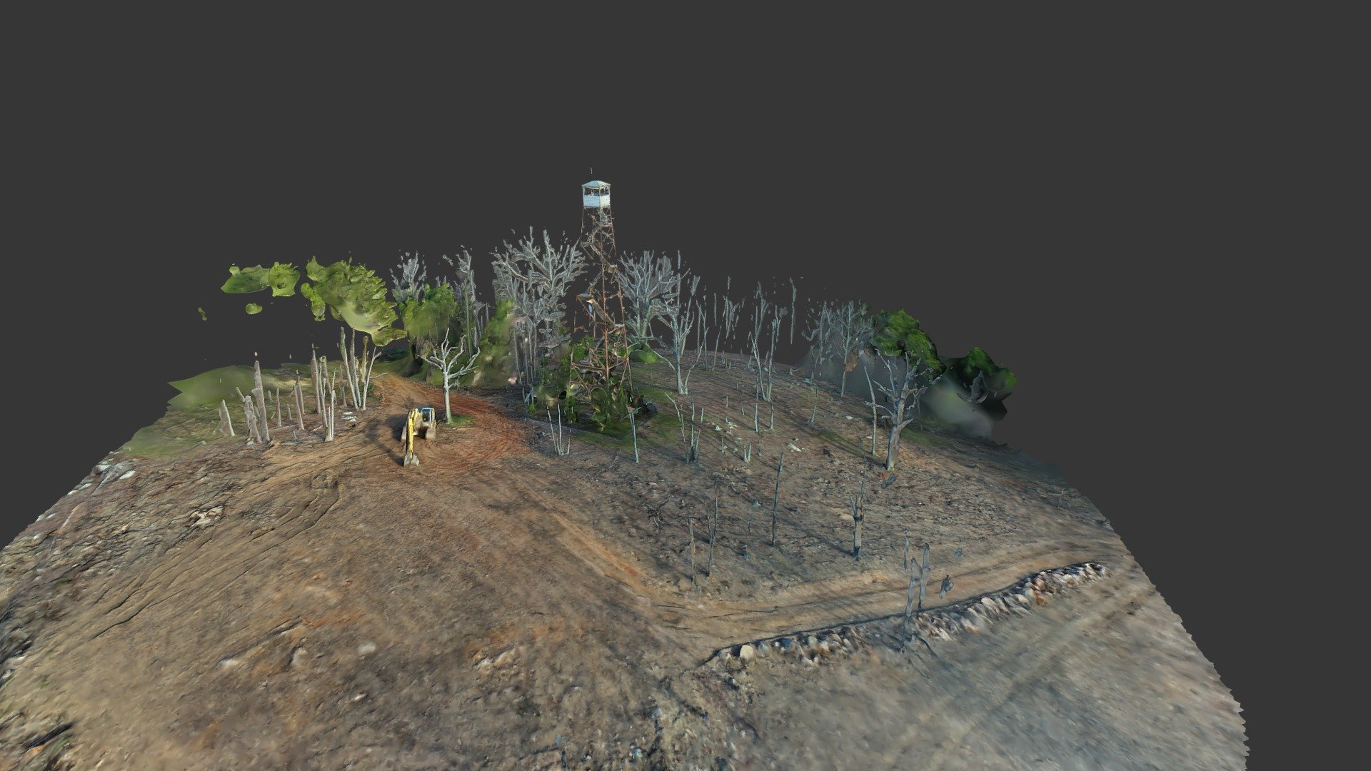 Fire Tower - 3D model by burruss.farmscapes [4cad148] - Sketchfab