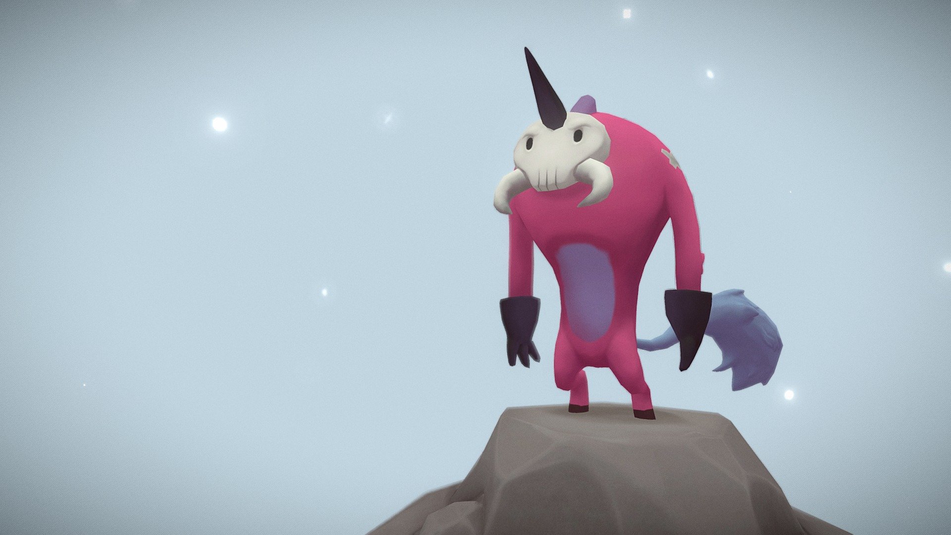 Pink Creature - 3D model by Meow-Vortex [4cada61] - Sketchfab