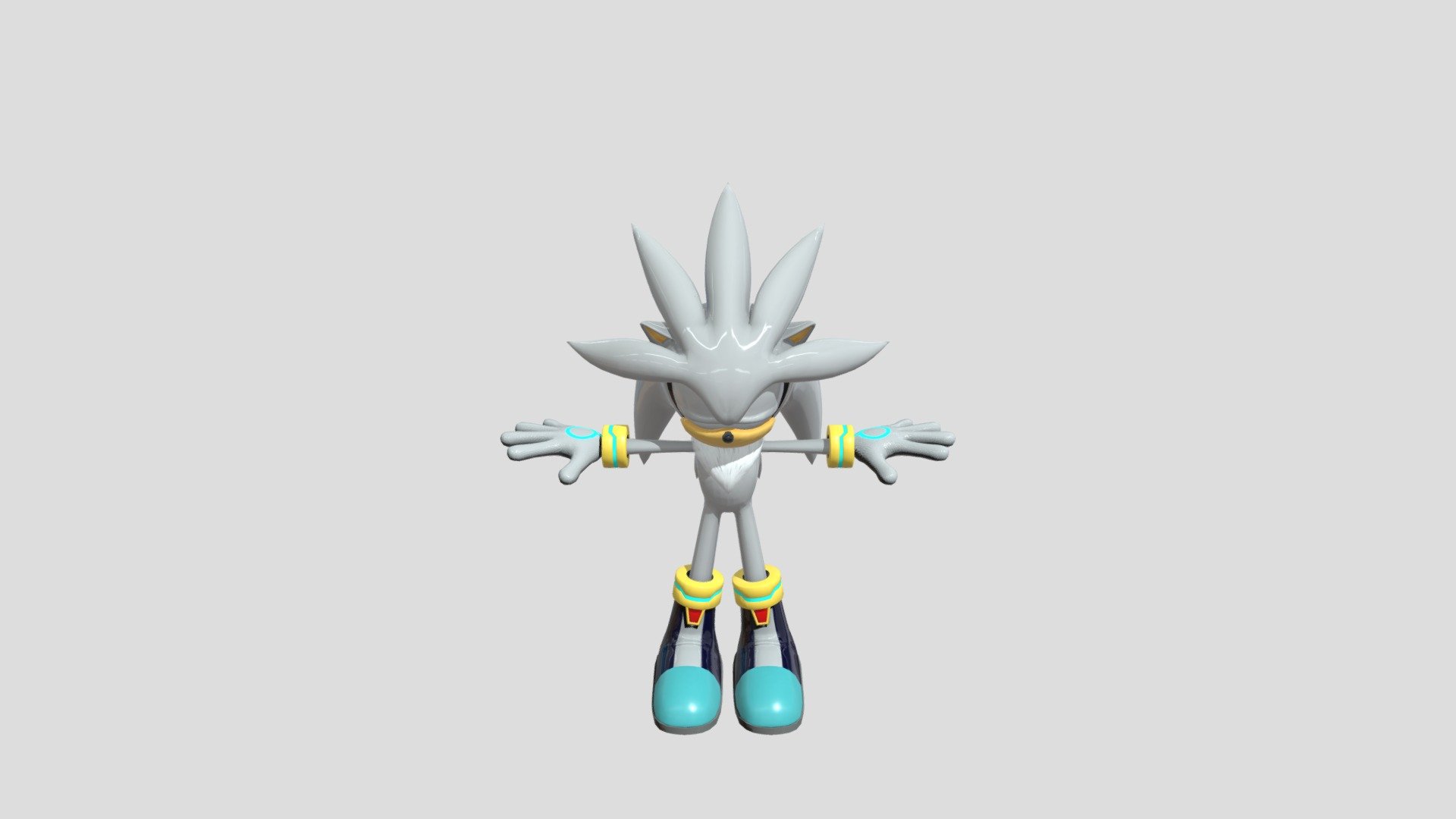 Silver The Hedgehog - Download Free 3D model by mpolo0604 [4cafa2b ...