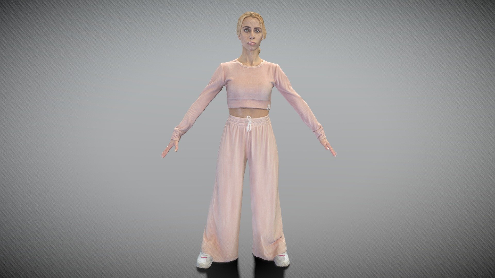 Attractive young woman ready for animation 320 - Buy Royalty Free 3D ...