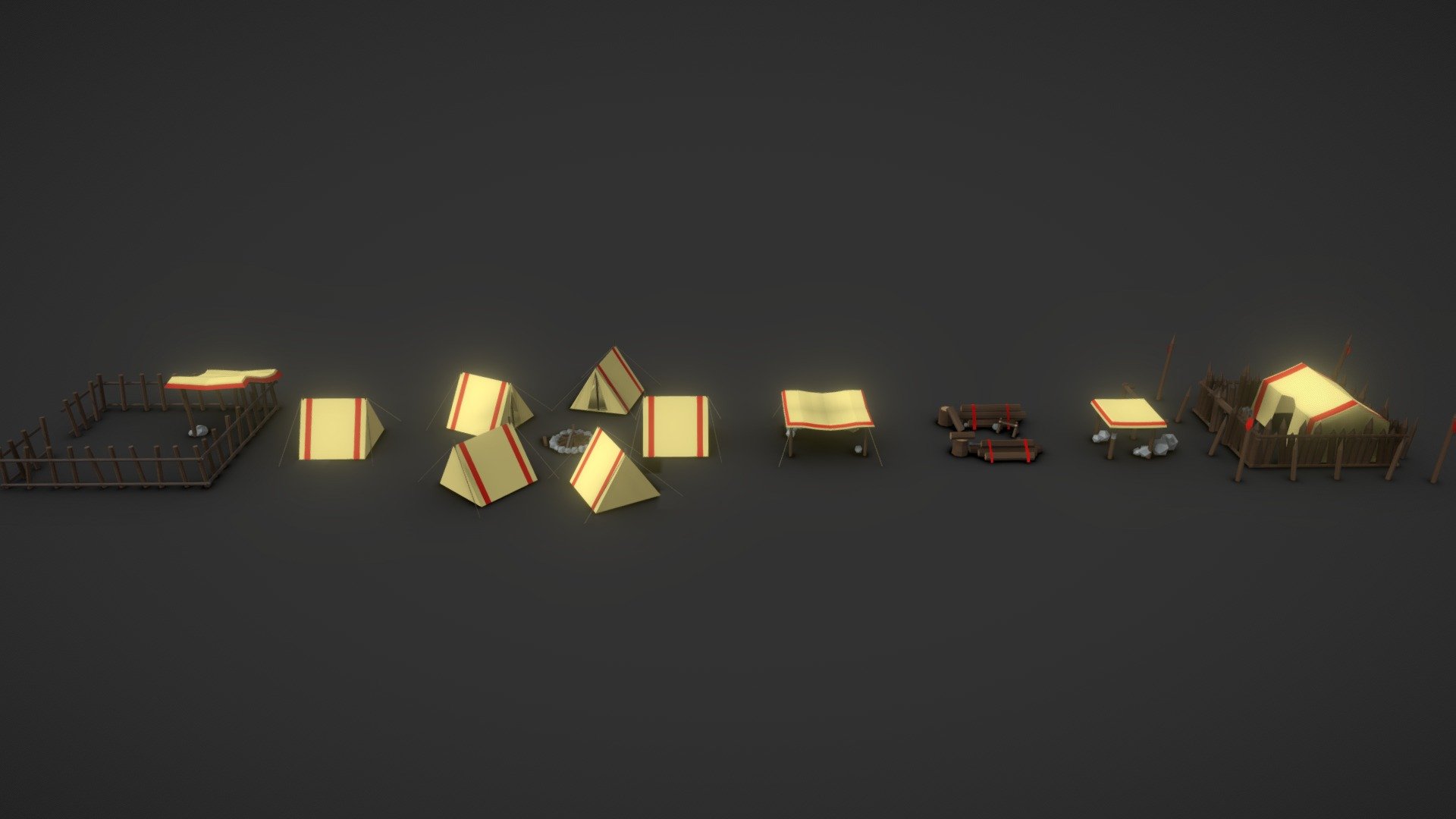 RTS building pack / low poly buildings - 3D model by Sellpet [4cb151a ...