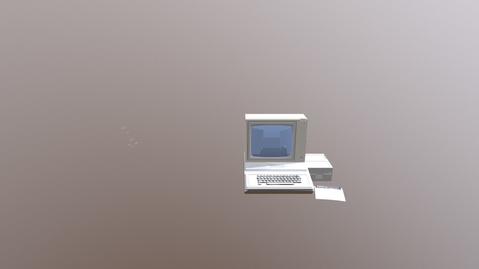 Apple II - 3D model by 22adailey [4cb1952] - Sketchfab
