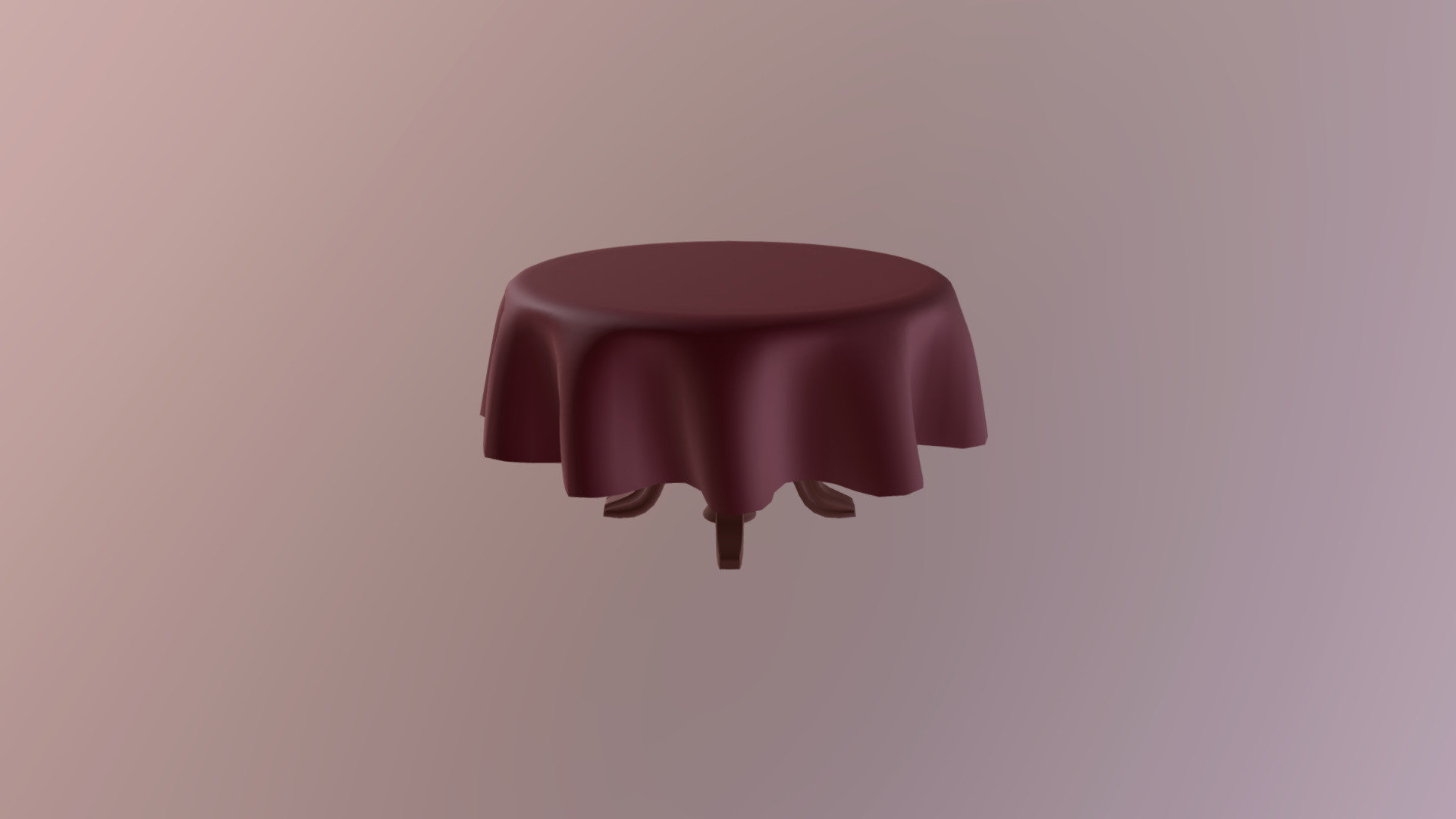 Table and Cloth - 3D model by Joakim Aaslund (@aaslund) [4cb1c83 ...