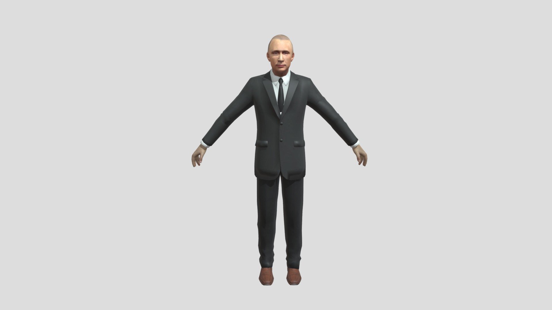 Putin - 3D model by La roca (@Dogyelpana) [4cb3307] - Sketchfab