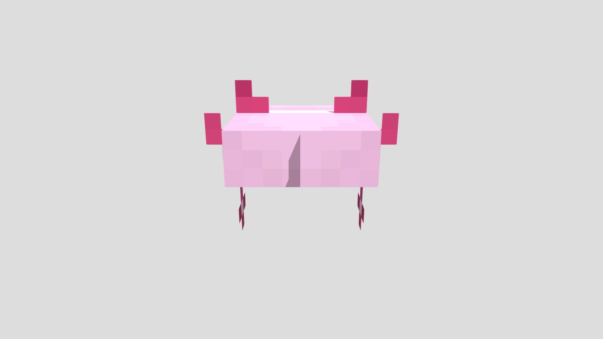 Axolotl - 3D model by kamrensh [4cb5400] - Sketchfab