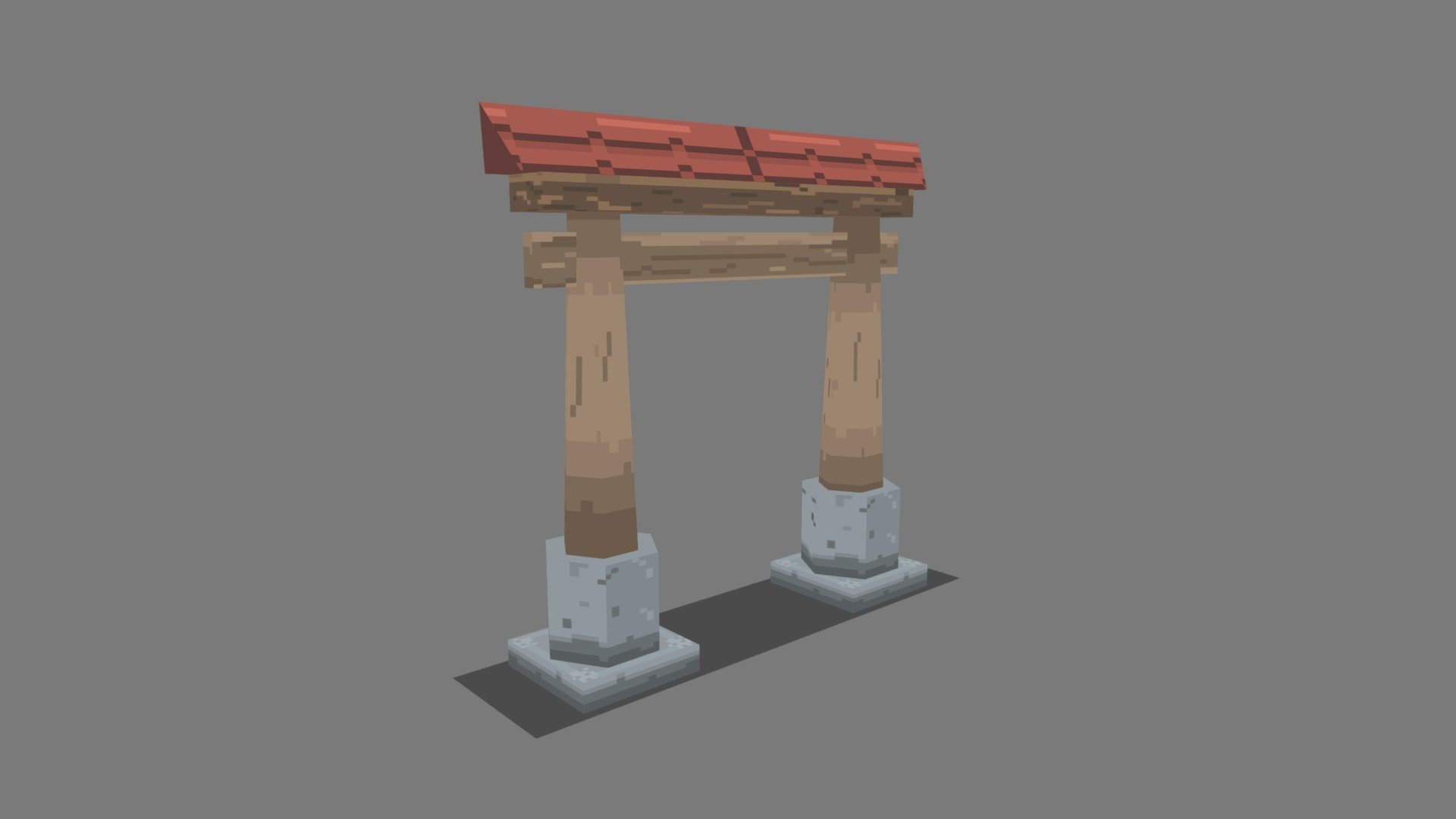Temple Gate - 3D model by Triley [4cb7ba8] - Sketchfab
