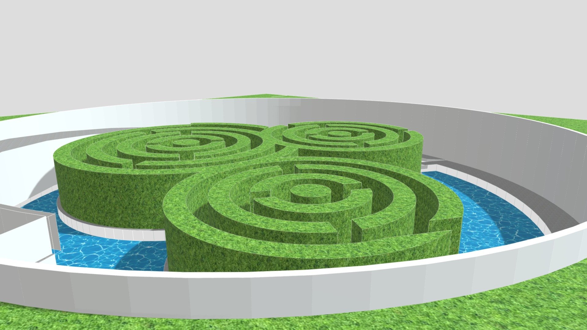 Garden Maze - 3D model by hasmitha-bhetalam [4cb9800] - Sketchfab