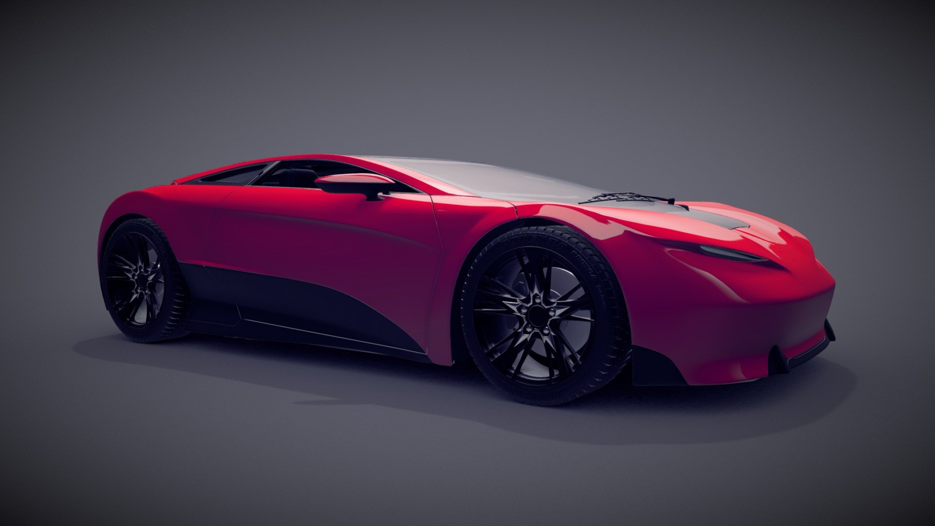 FREE Concept Car 004 - public domain (CC0) - Download Free 3D model by ...