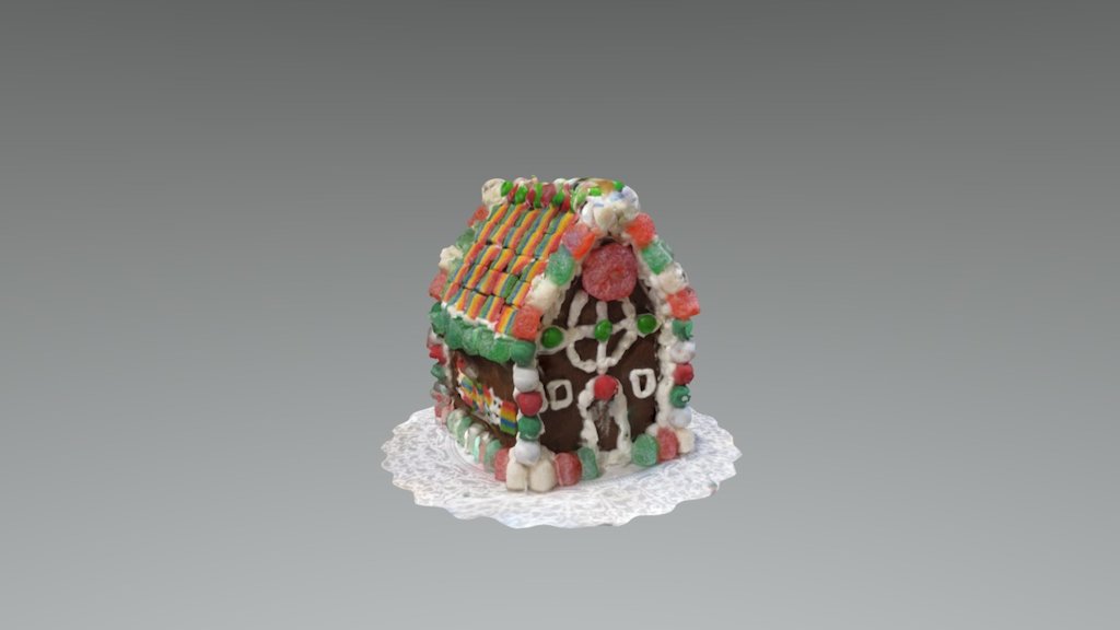 Gingerbread House - Download Free 3D model by Space_Can [4cba144 ...
