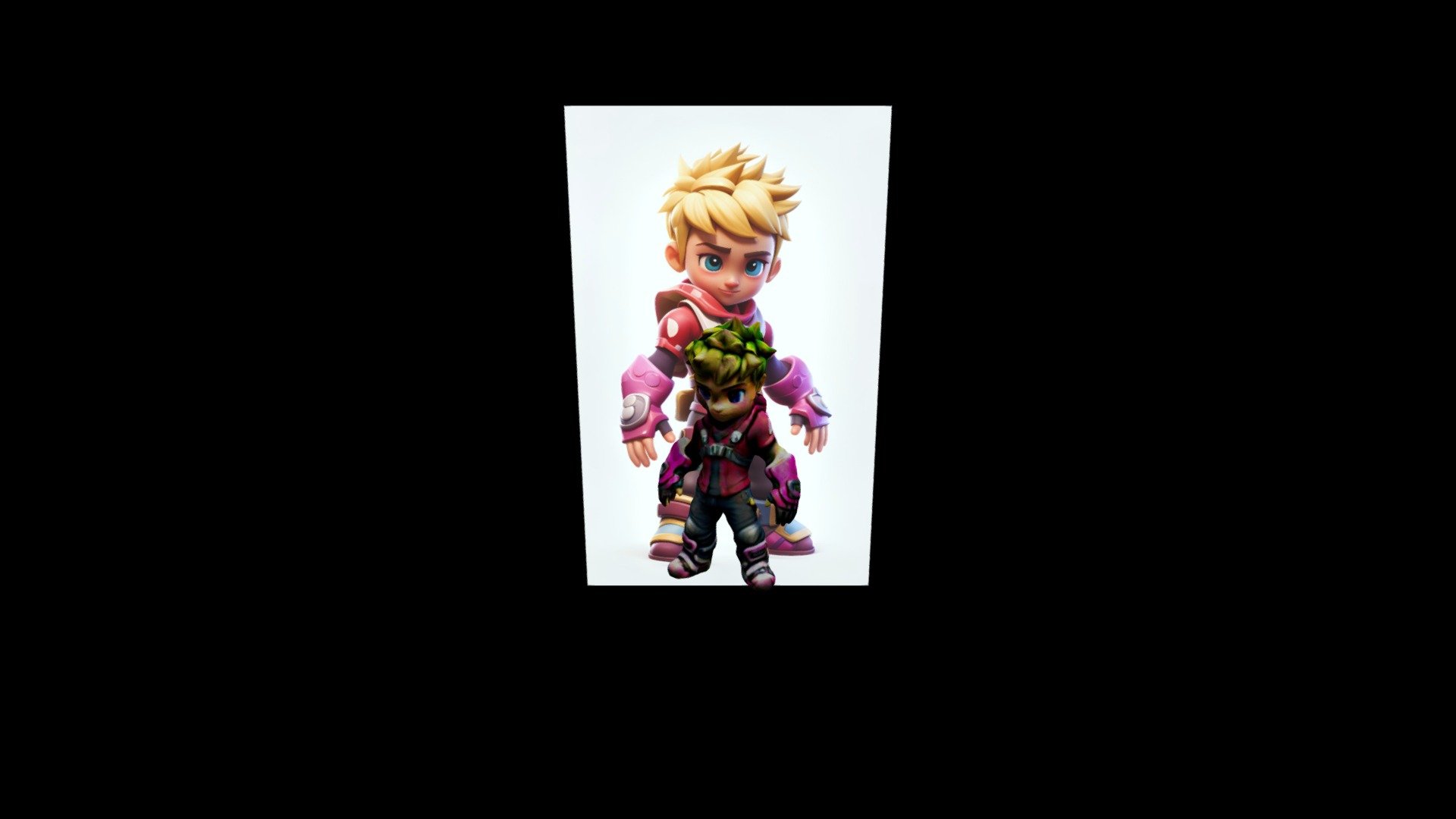 a close up of a toy figure of a person with a pi - Download Free 3D ...