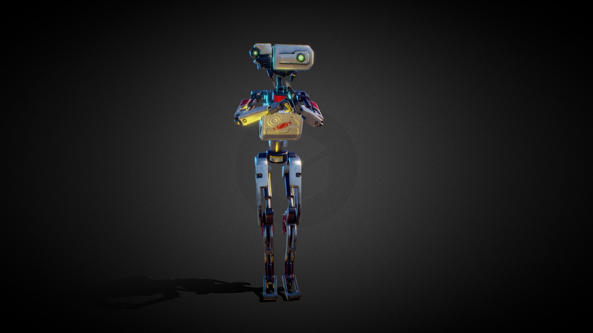 Bot animated - 3D model by MAXDESIGN-3D (@MAXDESIGN) [4cbb315] - Sketchfab