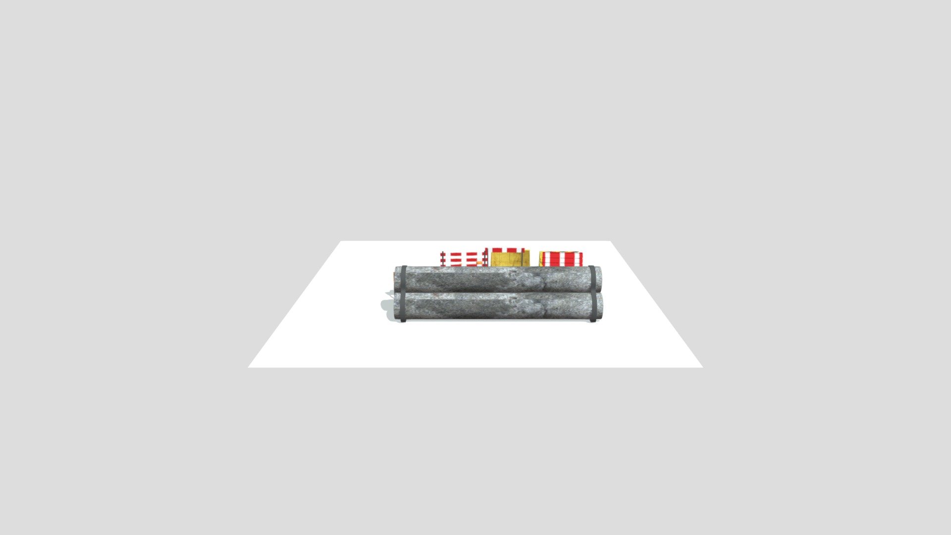 ROAD PROPS - Download Free 3D model by pixelsquare [4cbc550] - Sketchfab