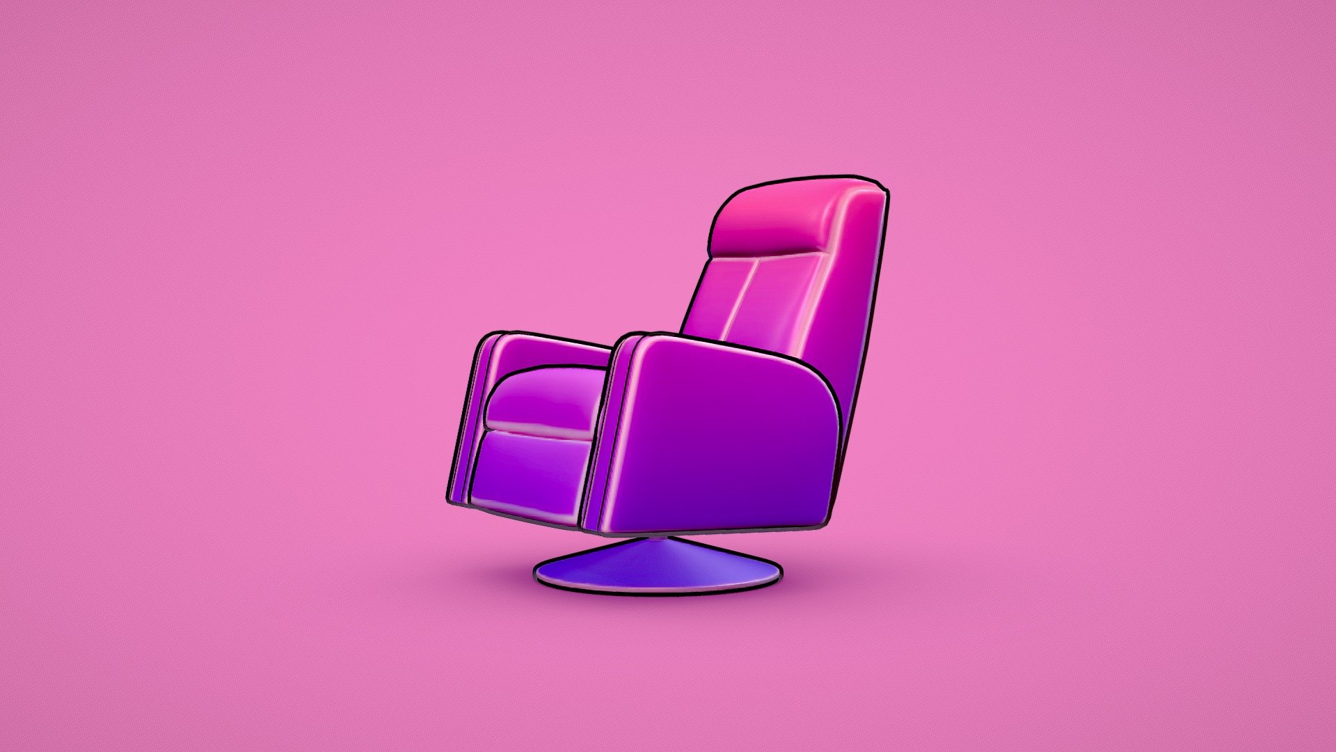 Stylized Chair - 3D model by Dreamerz Lab (@dreamerzlab) [4cbd16a ...