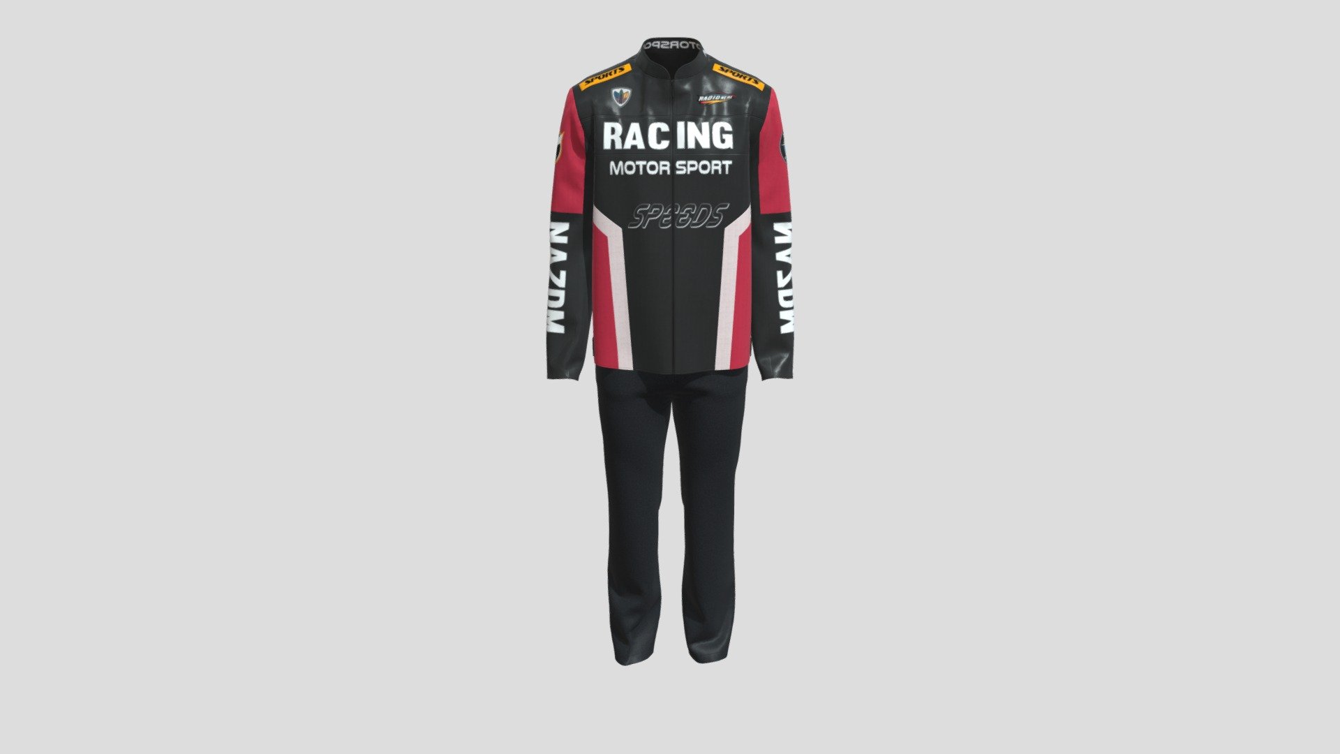 Racing Jacket Outfit - Buy Royalty Free 3D model by najdmie [4cbe1bb ...