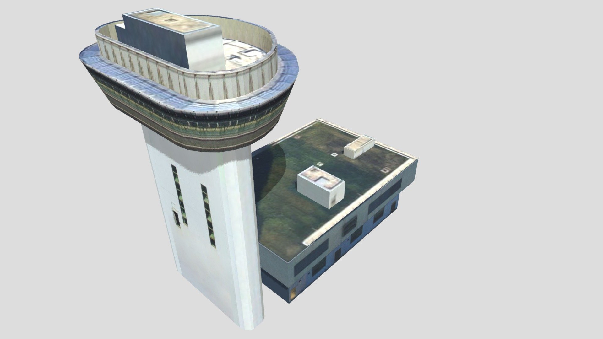Tower, HK International Airport 09-NE-23D - Download Free 3D model by ...