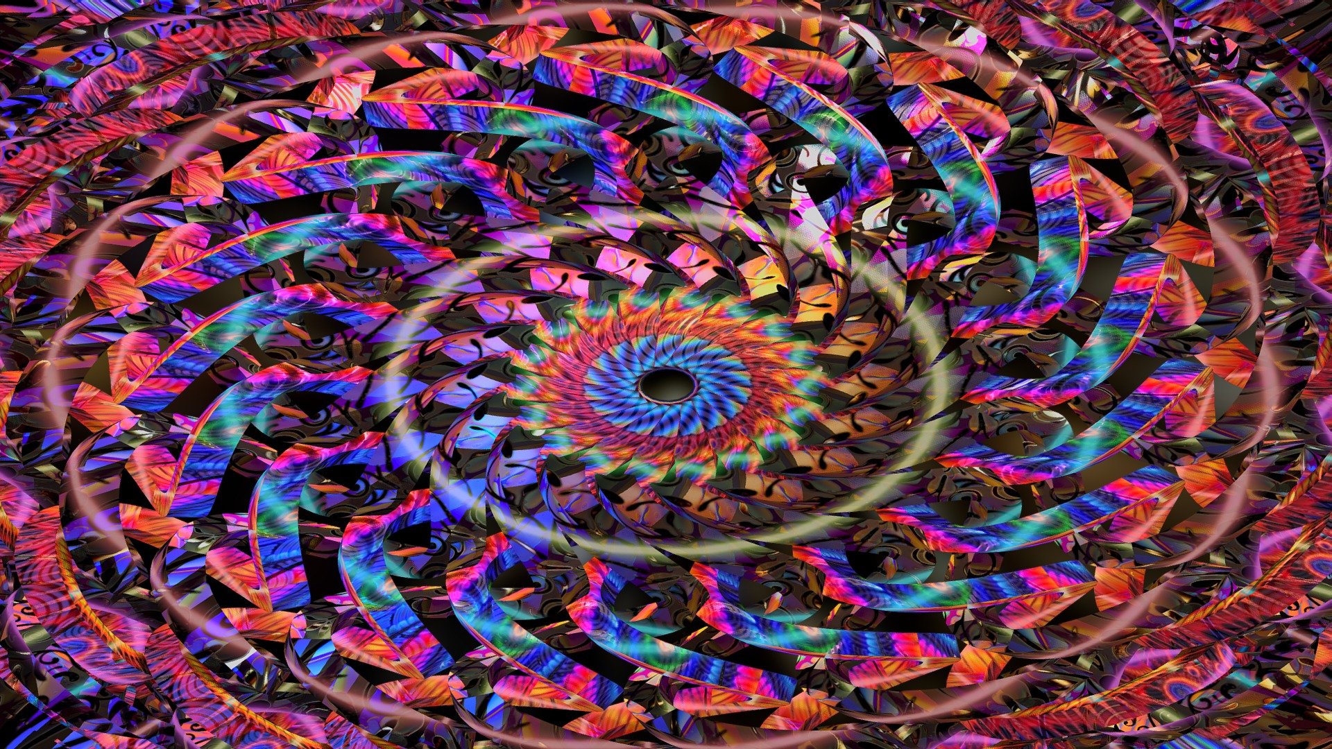 Trippy swirls ( rectangle version ) - 3D model by Miguelangelo Rosario ...