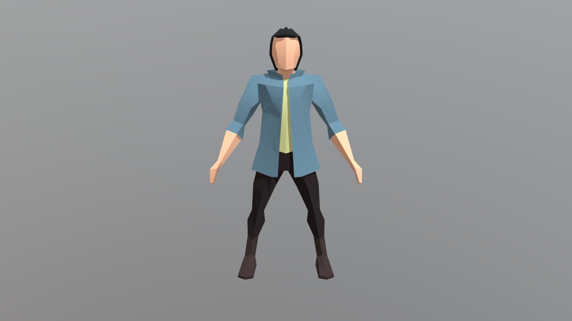 Male - Download Free 3D model by DavidArturoAlv [4cbfc88] - Sketchfab