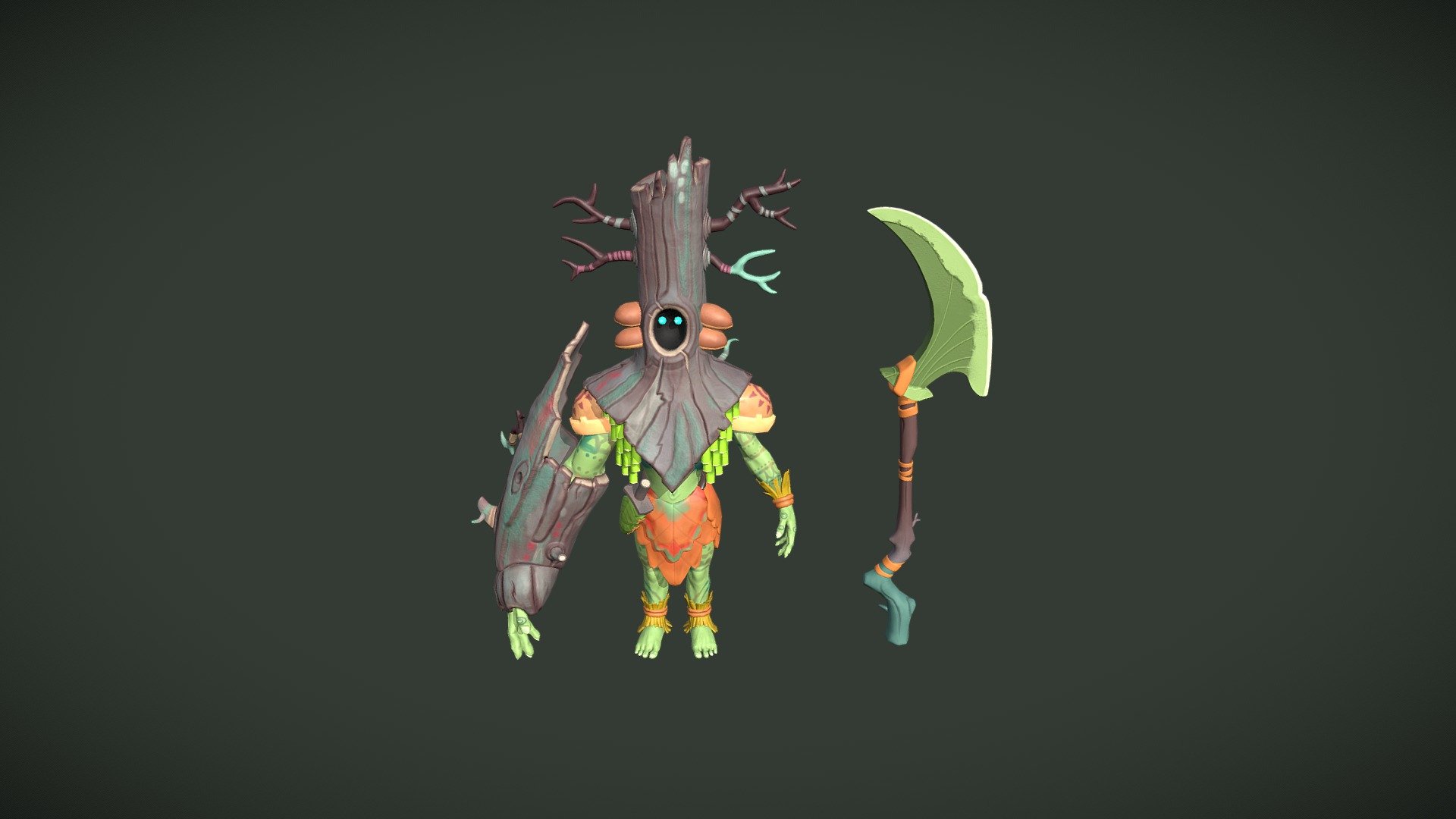 Forest guardian - 3D model by Stan.V [4cc1ec3] - Sketchfab