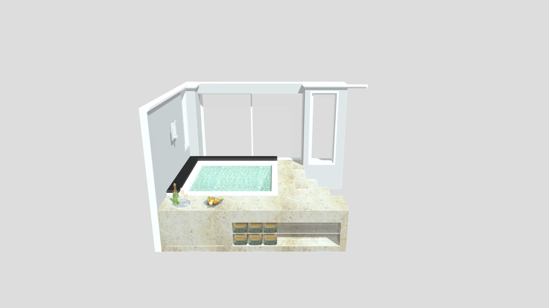 Jacuzzi Mateo - 3D model by hidroequipos [4cc4658] - Sketchfab