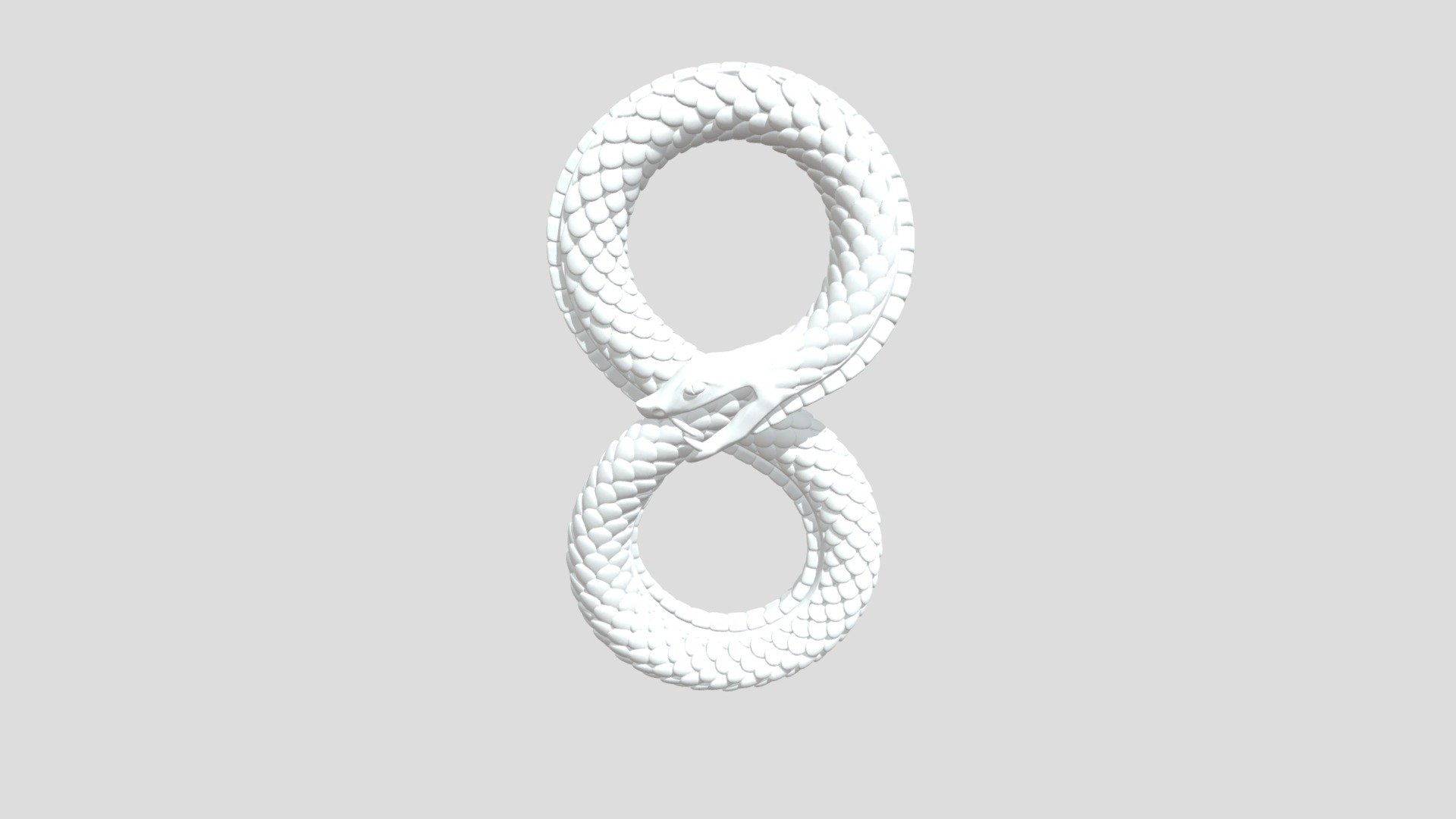Infinity snake Pendant - 3D model by Mora3d [4cc5d8c] - Sketchfab