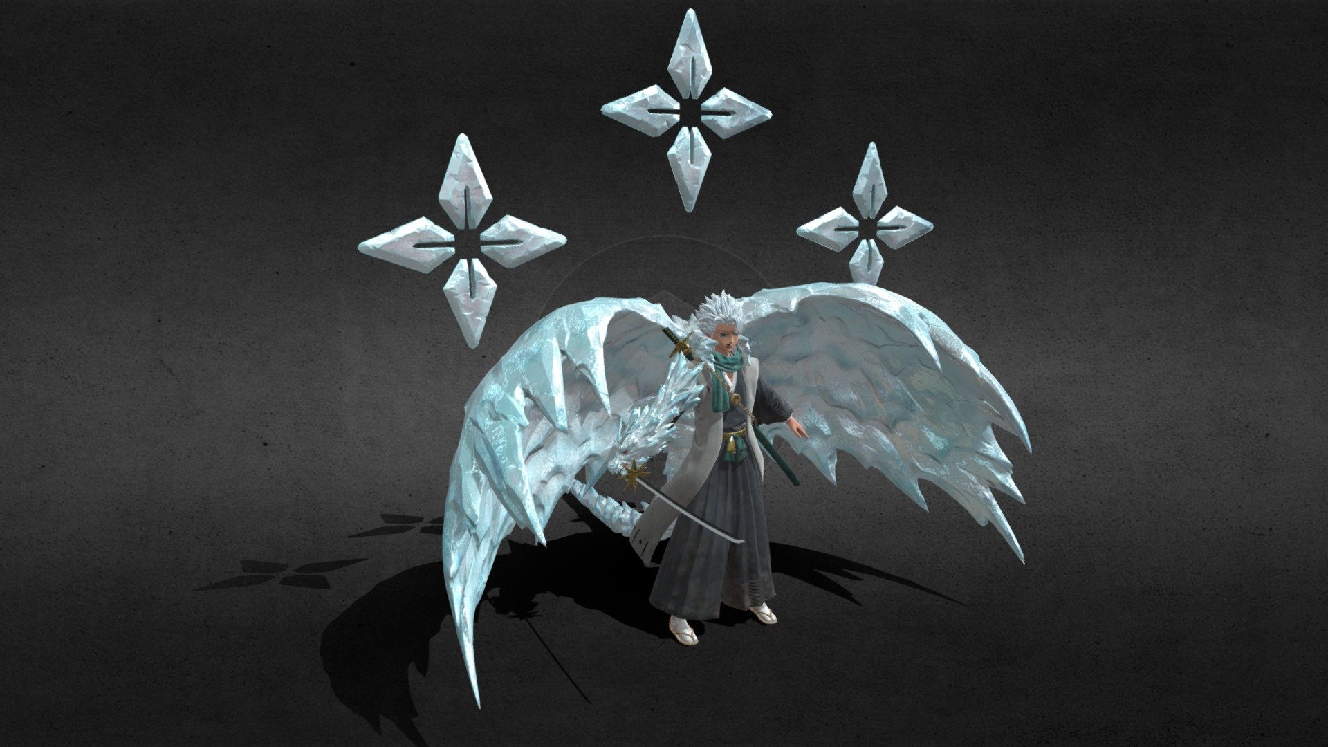 toshiro_hitsugaya - Download Free 3D model by BXD (@BXD777) [4cc5d95 ...