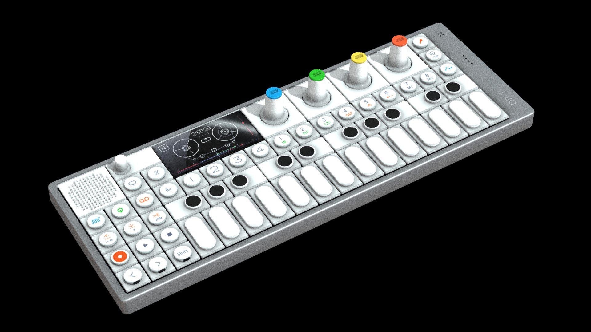 Teenage Engineering OP-1 synthesizer - 3D model by yugengen [4cc7124 ...