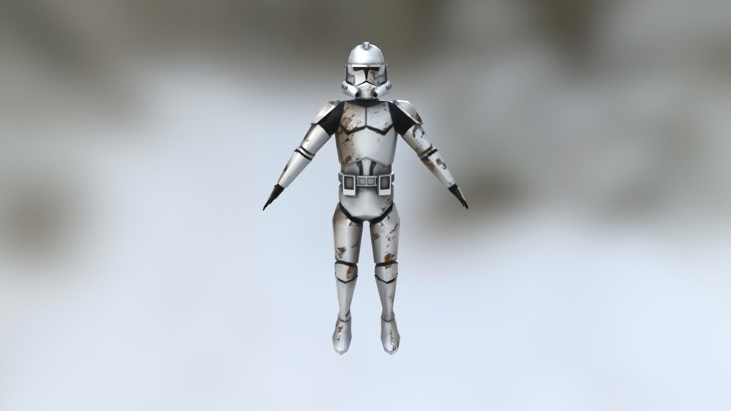 Clone Trooper - 3D model by ansaor04 [4cc98ab] - Sketchfab