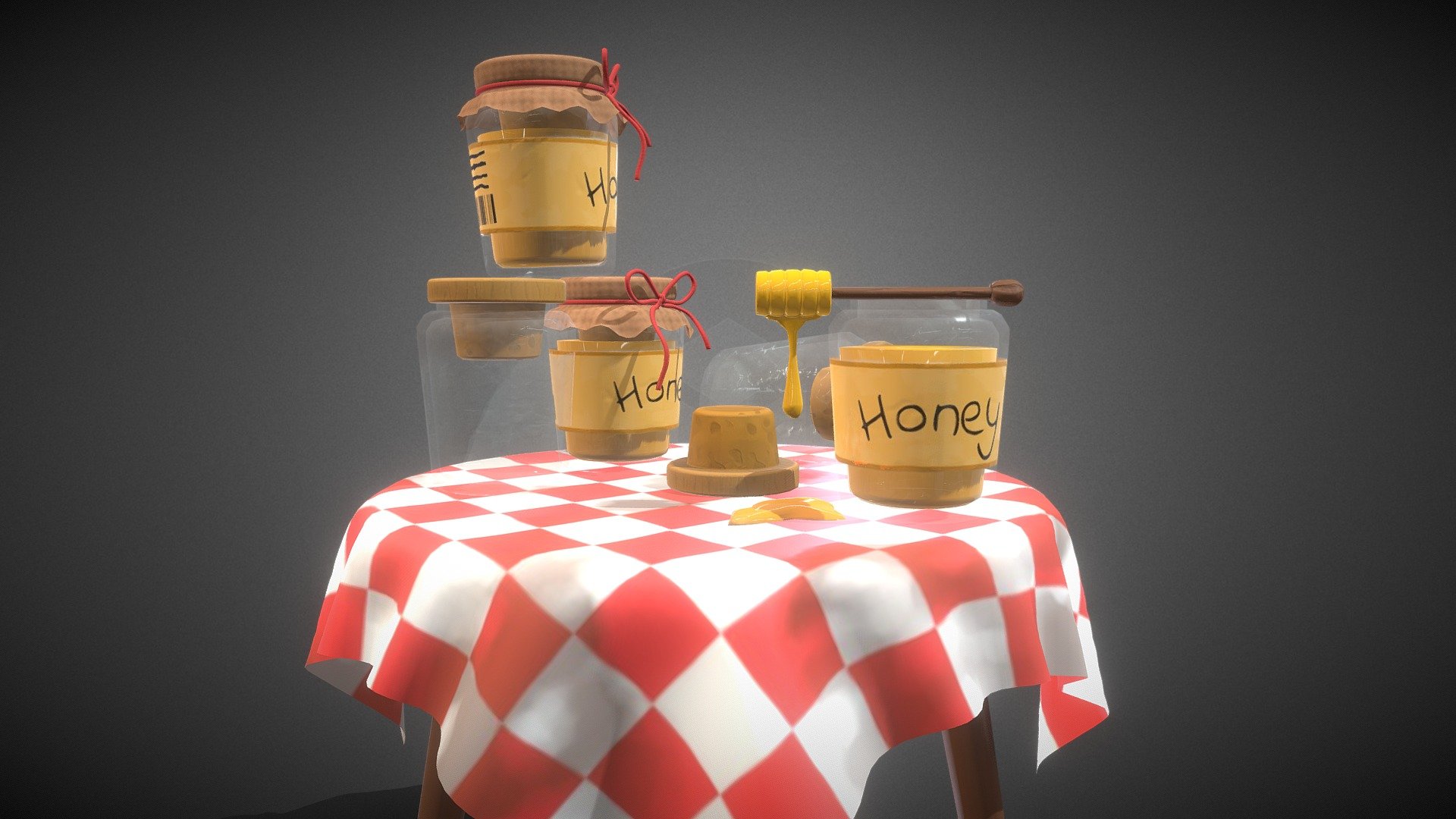 Stylized Honey - 3D model by Oliver.Trigg [4cca511] - Sketchfab