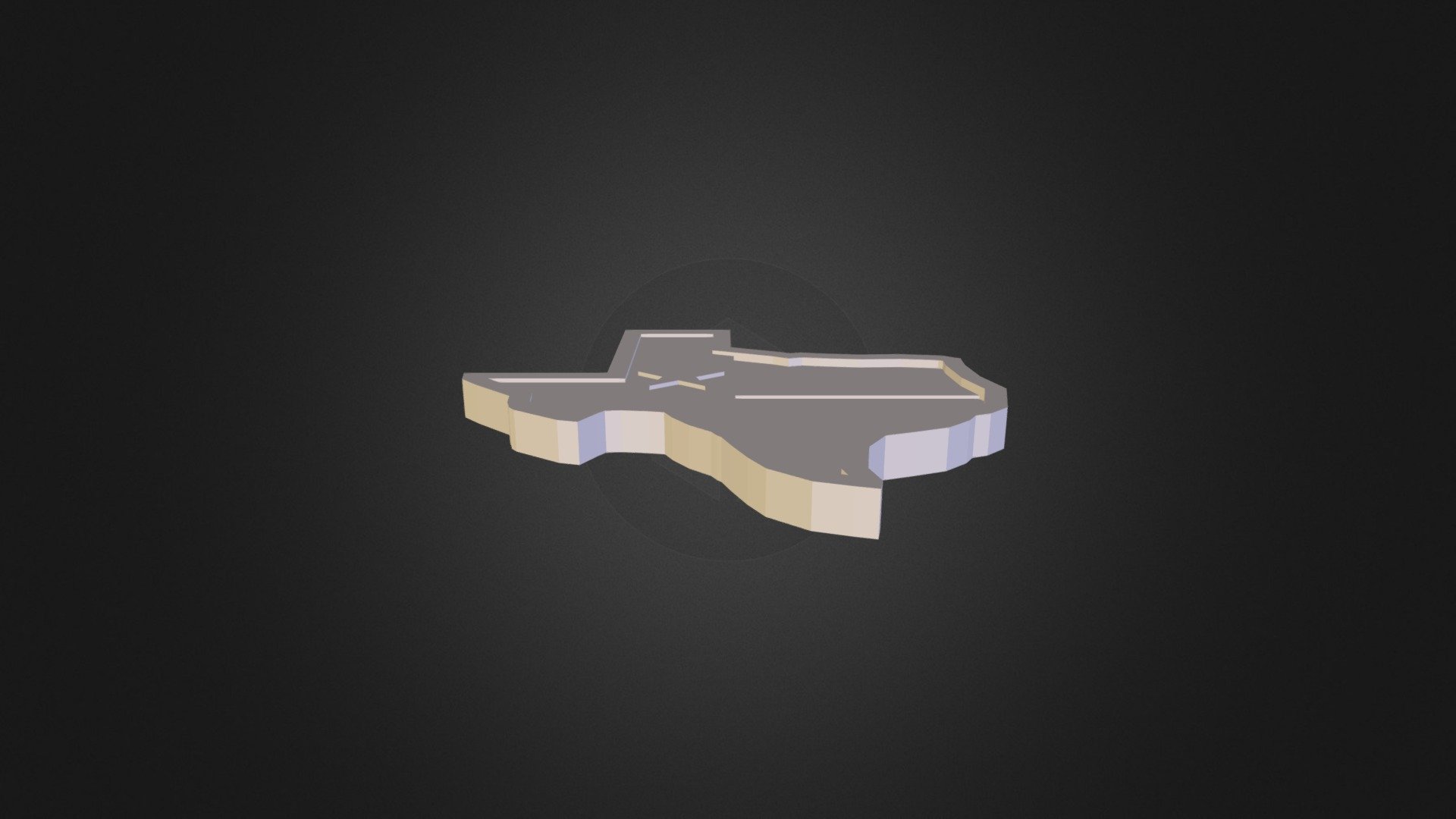 Texas with flag - 3D model by 3dindustries [4ccb37a] - Sketchfab