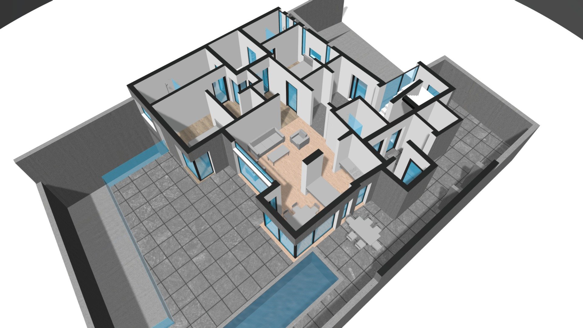 Javier house - 3D model by 545454 (@kolibrivlad) [4ccbe7b] - Sketchfab