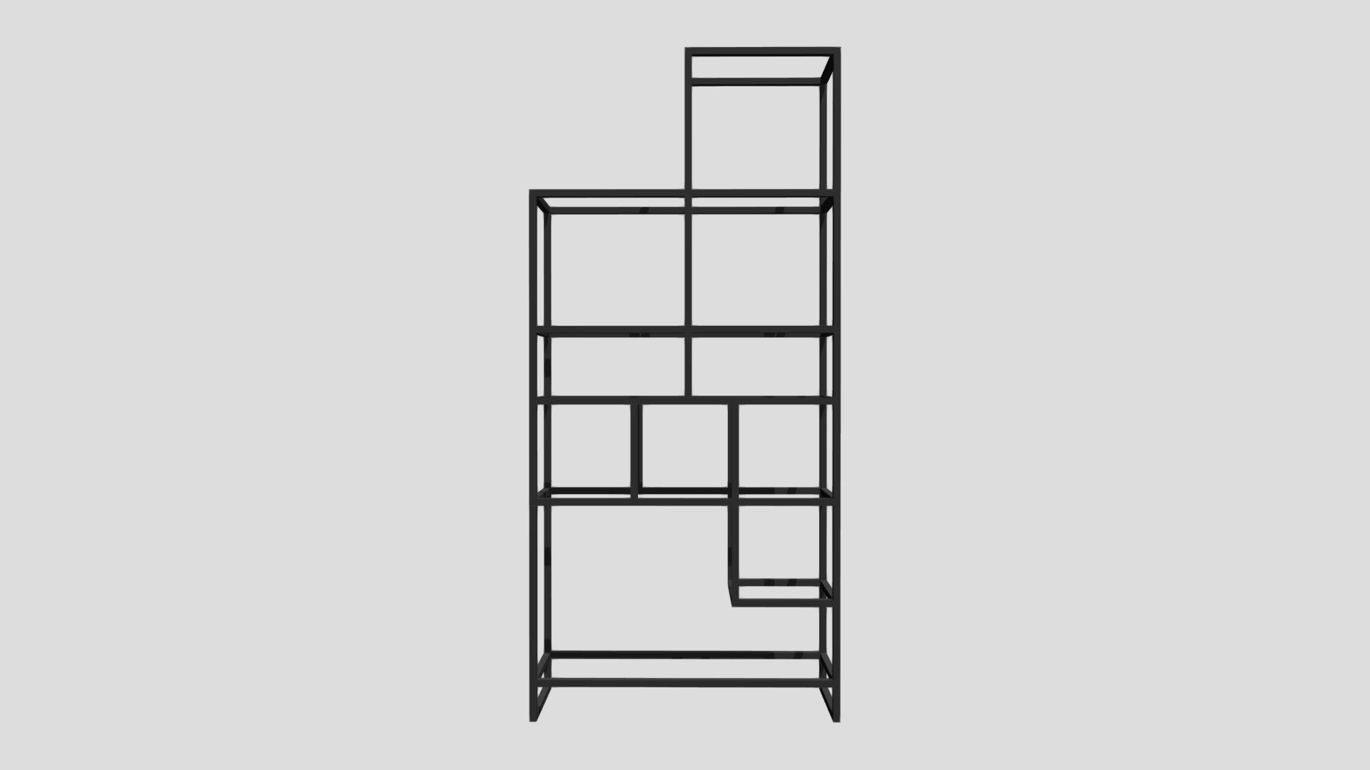 Metal rack - loft style - Download Free 3D model by kicha93 [4ccc1ab ...