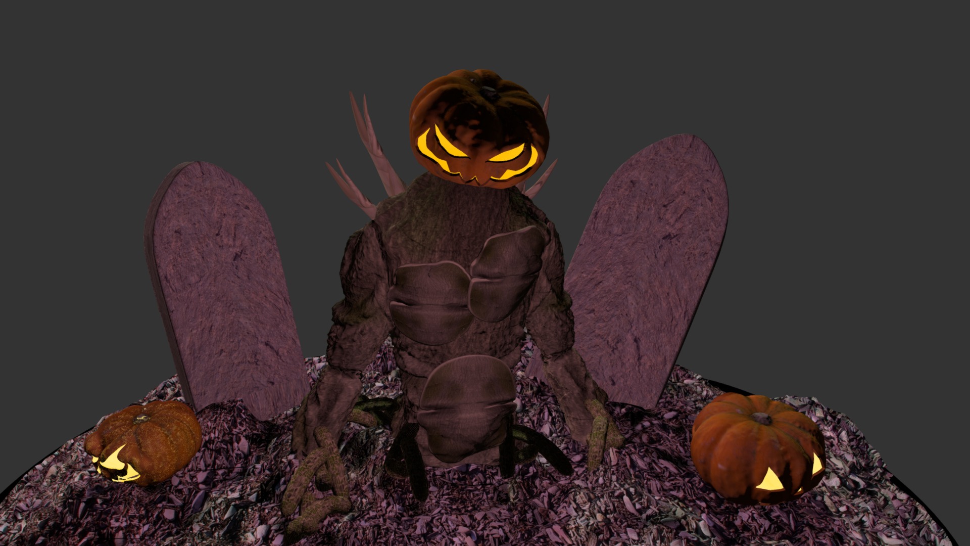 Pumpkin!! - 3D model by Danni.Dong [4ccc1f6] - Sketchfab