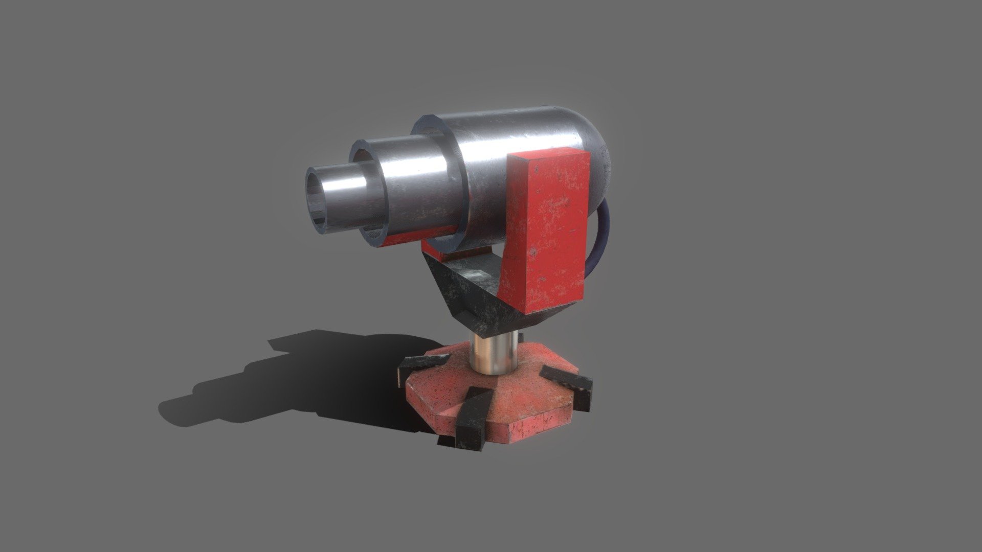 Rusty Cannon - Download Free 3D model by hburfitt [4ccc3f8] - Sketchfab