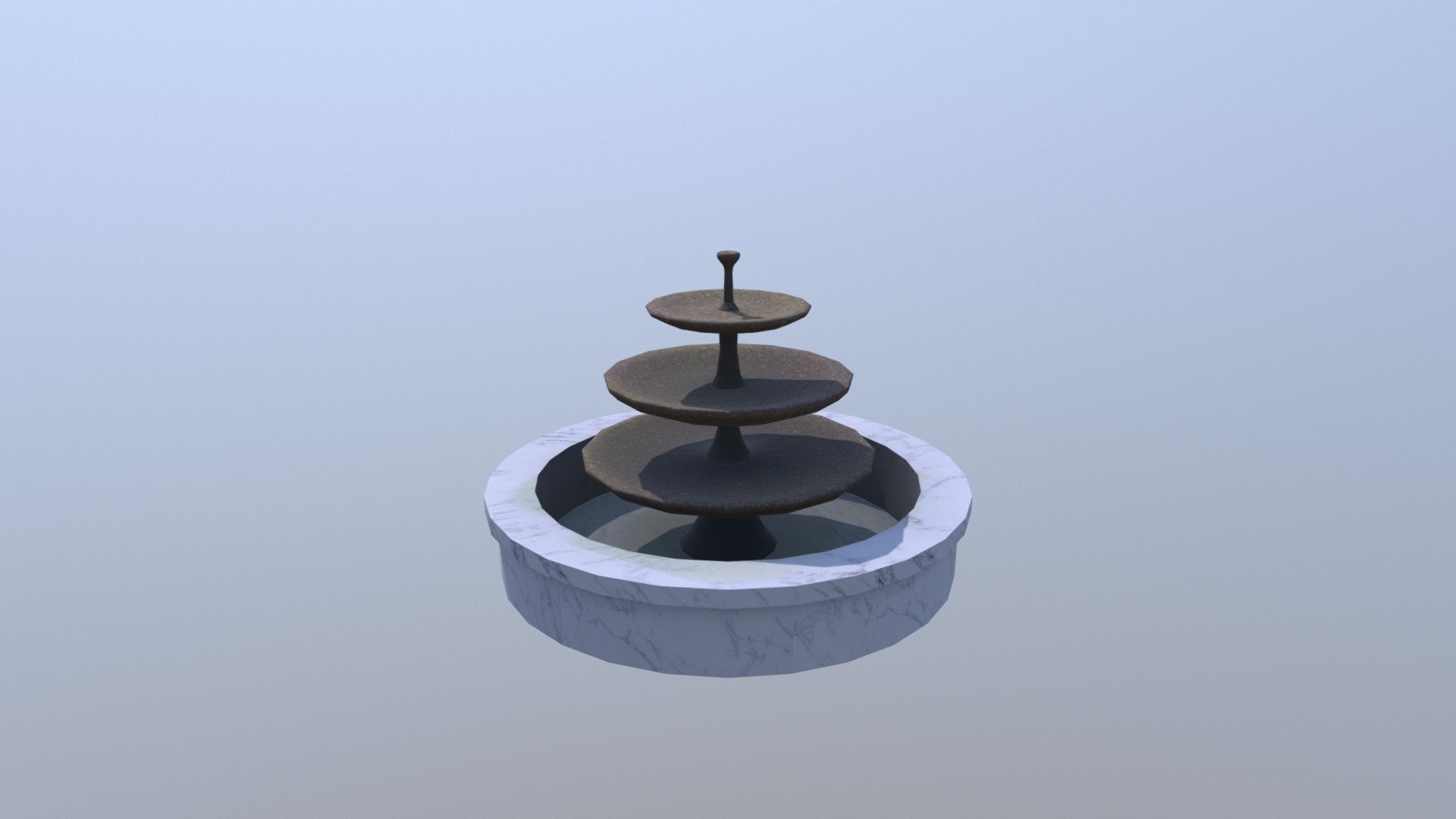Low Poly Fountain - Download Free 3D model by Oscar Tulkens (@Tulkens ...