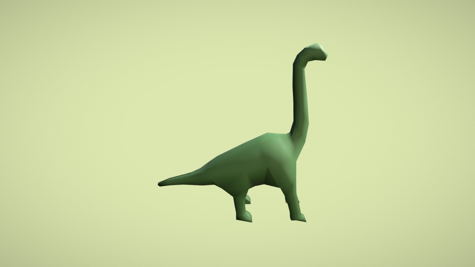 Low Poly Brachiosaurus - Download Free 3D model by hgreetham [4cce3f8 ...