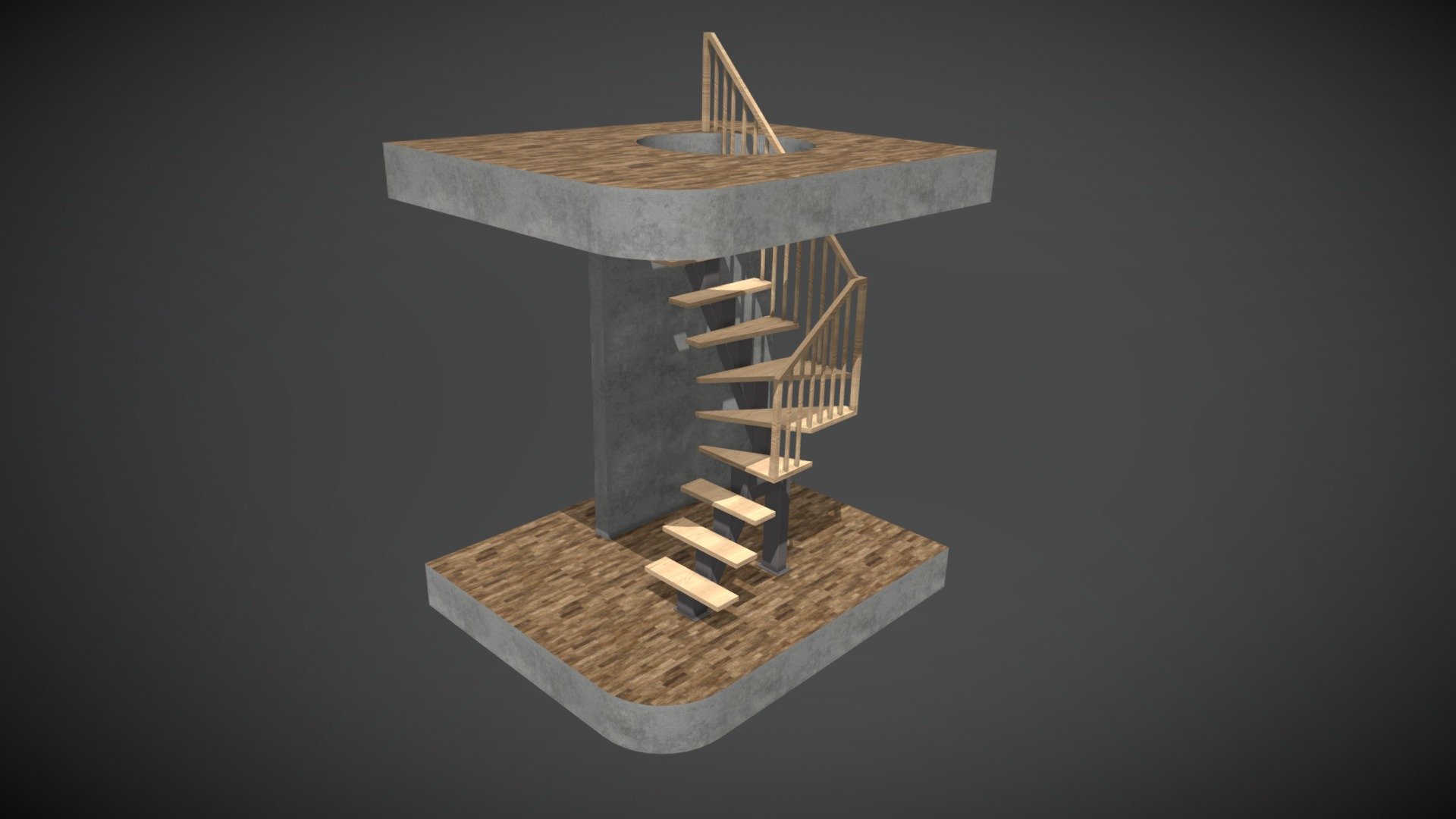 L- Shape One Stringer H=2975mm v.2 - 3D model by Tony.Kornelutchios ...