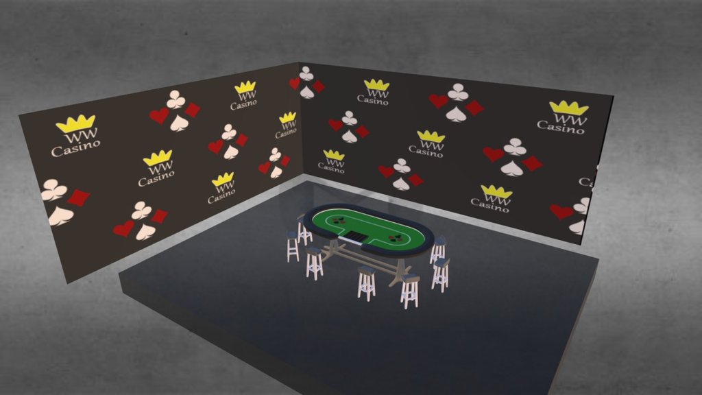 Poker table - 3D model by jvillar [4ccefaf] - Sketchfab